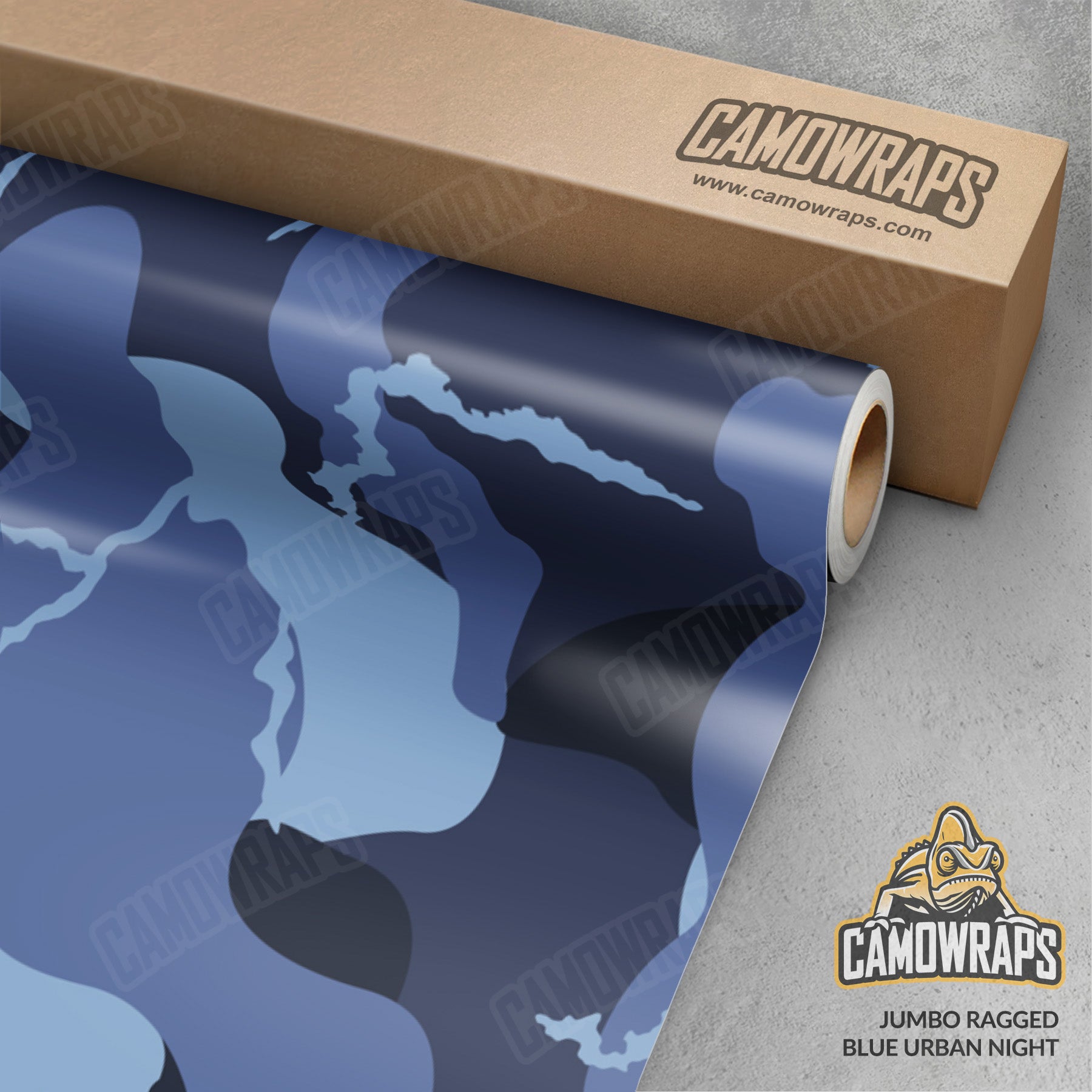 Jumbo Ragged Blue Urban Night Camo Vinyl Wrap | CamoWraps – Camo Wraps