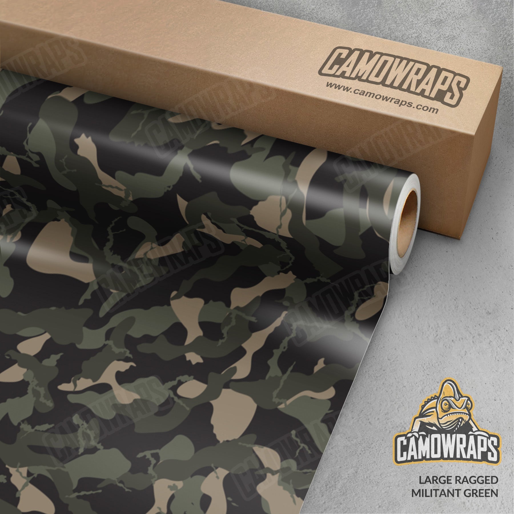 Large Ragged Militant Green Camo Vinyl Wrap | CamoWraps – Camo Wraps