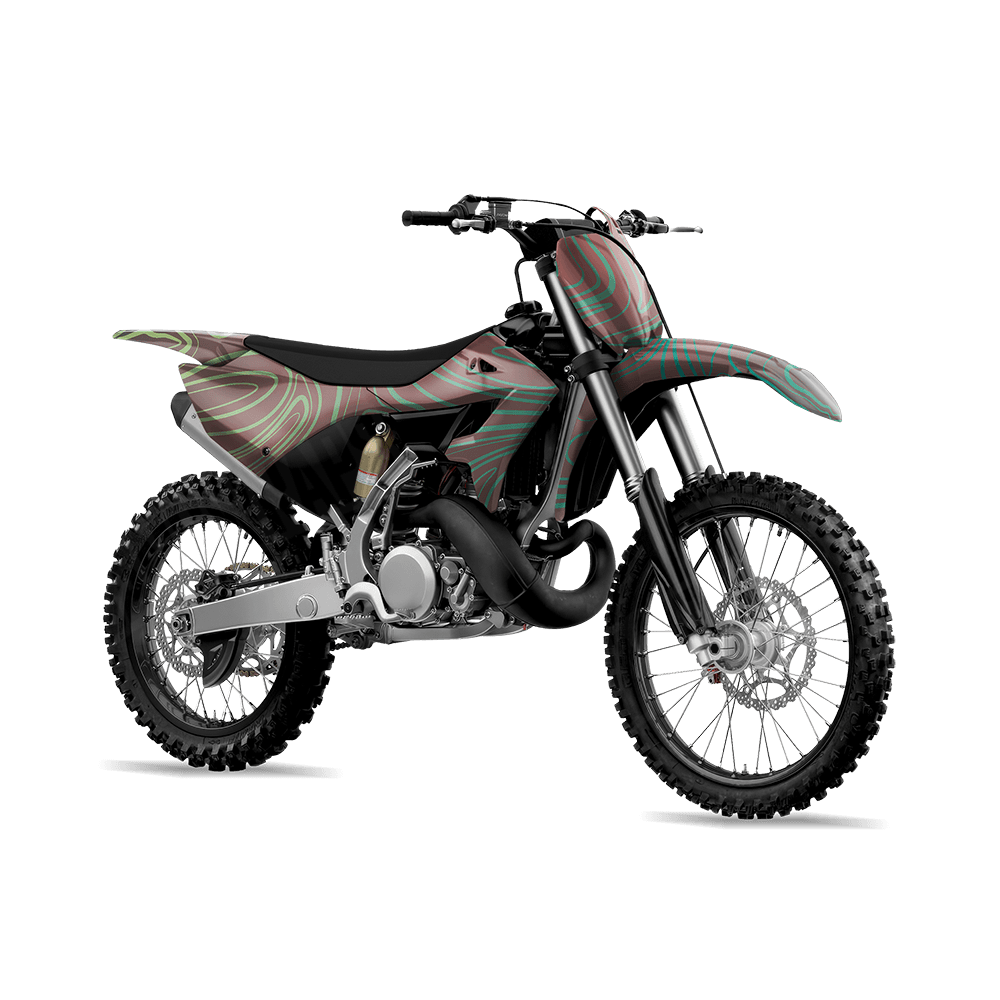 Damascus Fiesta Camo Dirt Bike Vinyl Wrap | CamoWraps – Camo Wraps