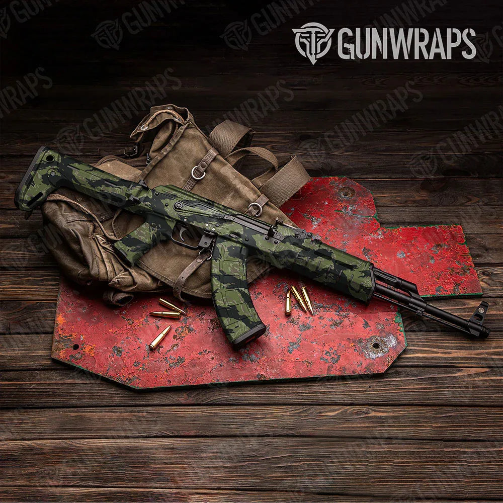 Vietnam Tiger Stripe AK-47 Gun Skin Vinyl Wraps | CamoWraps – Camo Wraps
