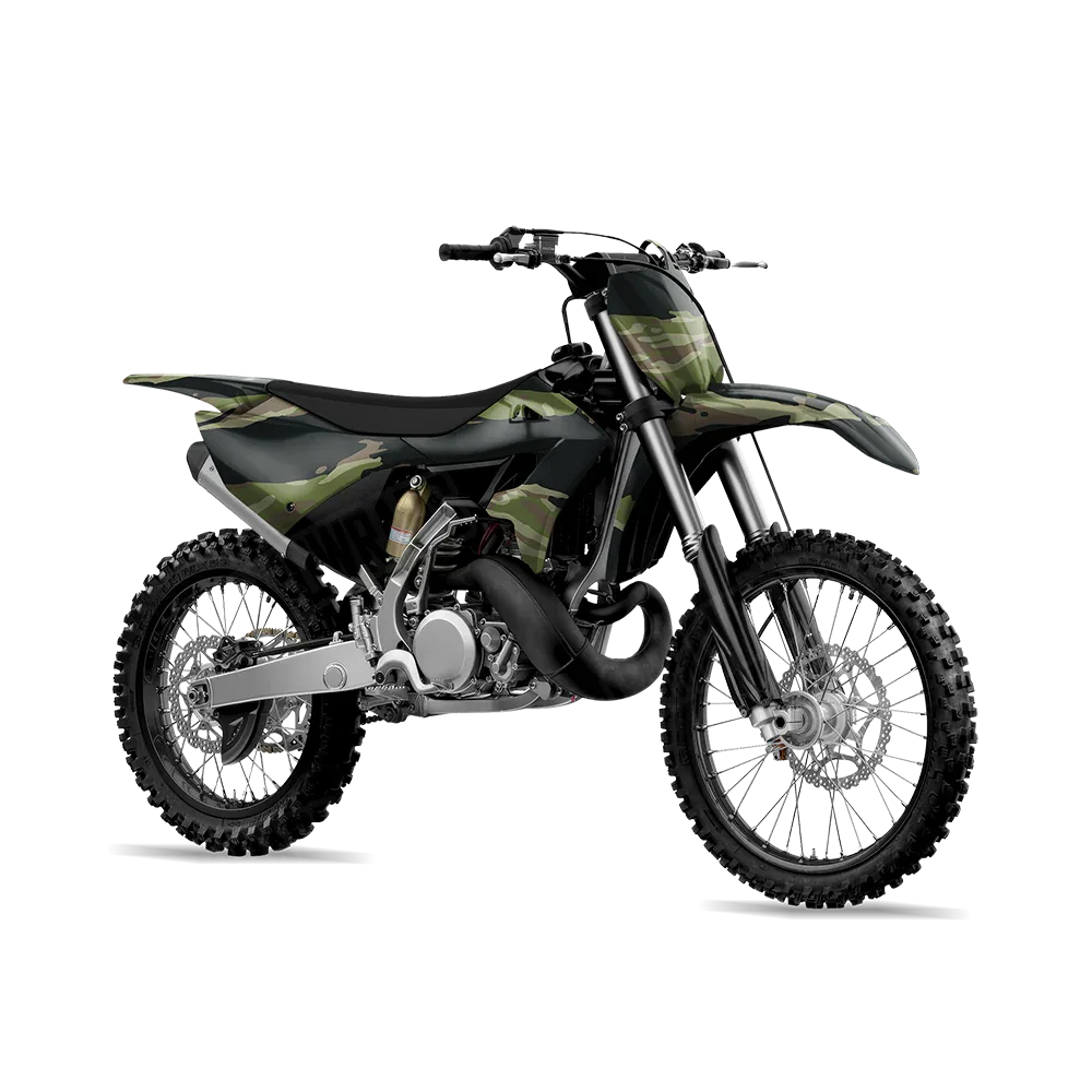 Vietnam Tiger Stripe Dirt Bike Camo Vinyl Wraps | CamoWraps – Camo Wraps