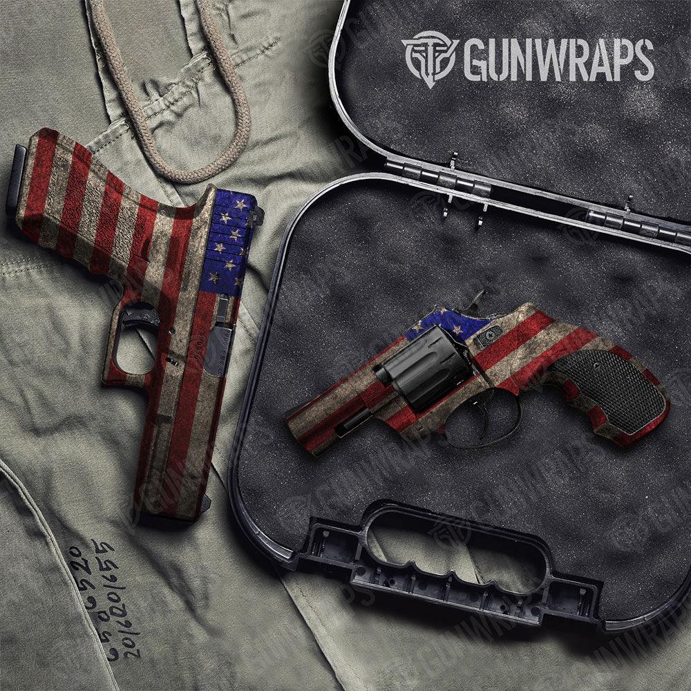 Patriotic Handgun Gun Skin Vinyl Wraps | CamoWraps – Camo Wraps