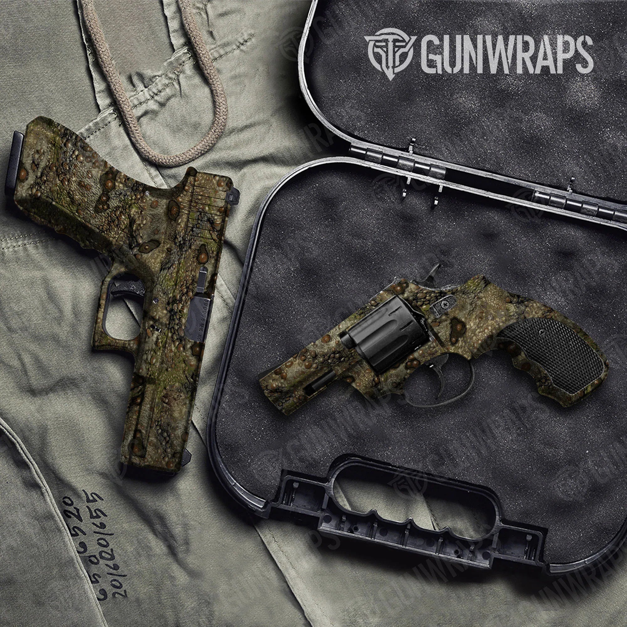 Toadaflage Handgun Gun Skin Vinyl Wraps | CamoWraps – Camo Wraps