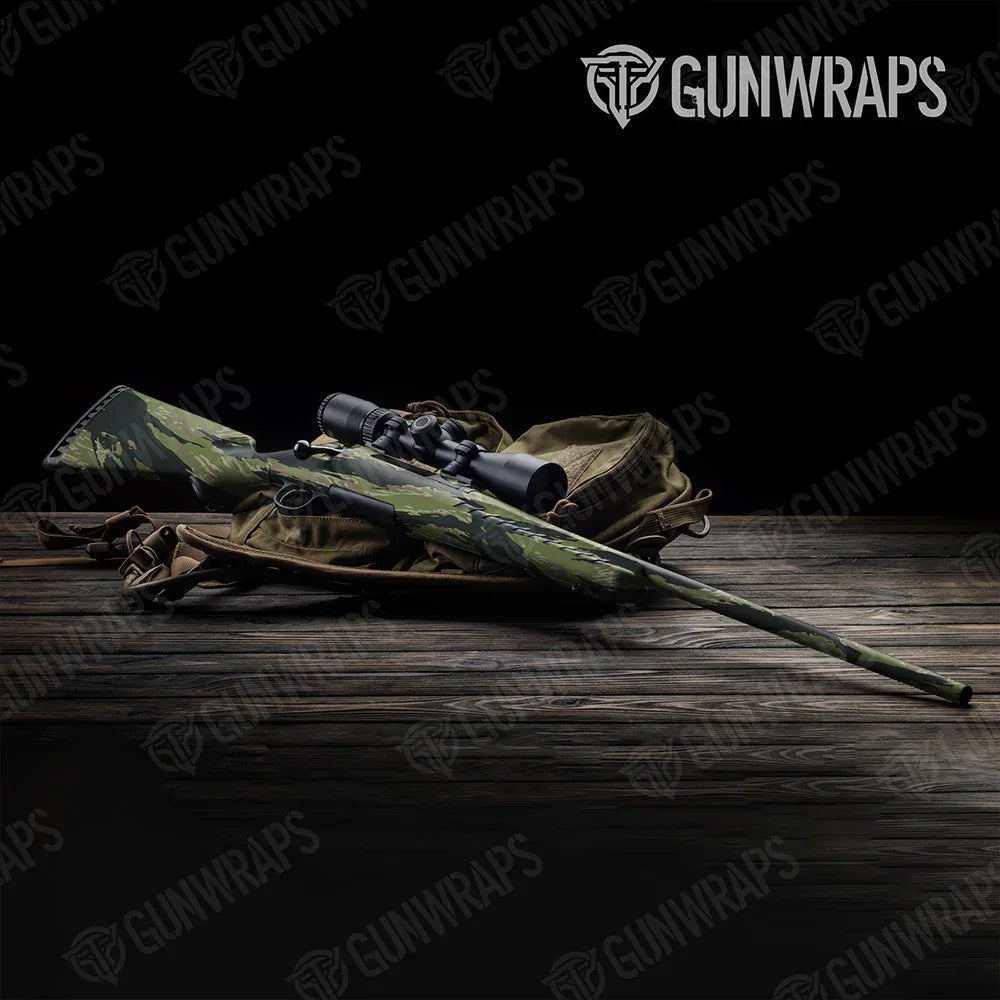 Vietnam Tiger Stripe Rifle Gun Skin Vinyl Wraps | CamoWraps – Camo Wraps