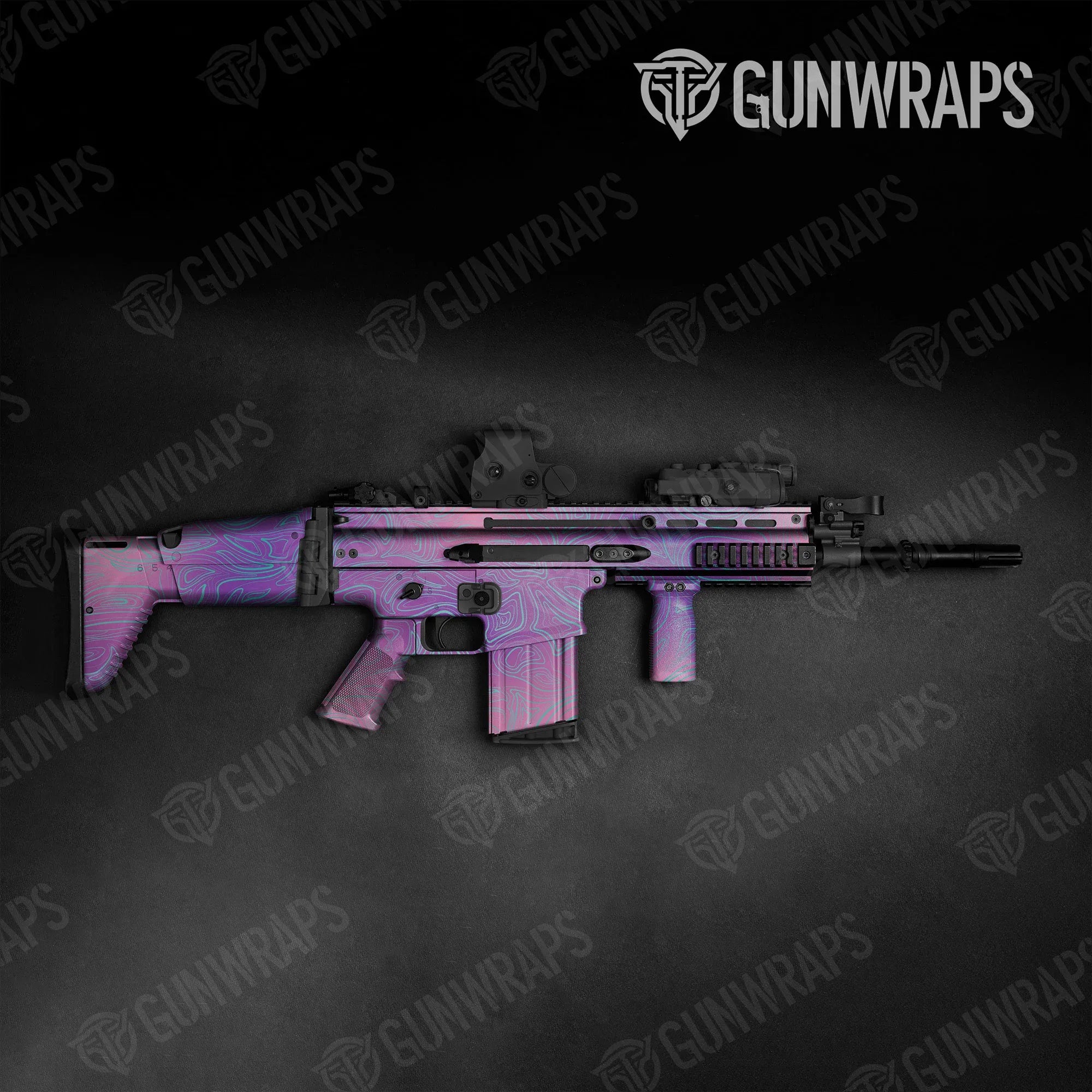 Damascus Tactical Gun Skin Vinyl Wraps | CamoWraps – Camo Wraps