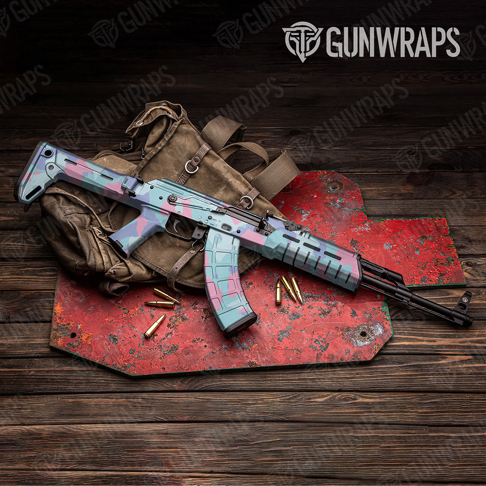 AK-47 Cumulus XL Cotton Candy Camo Gun Skin Vinyl Wrap | CamoWraps ...