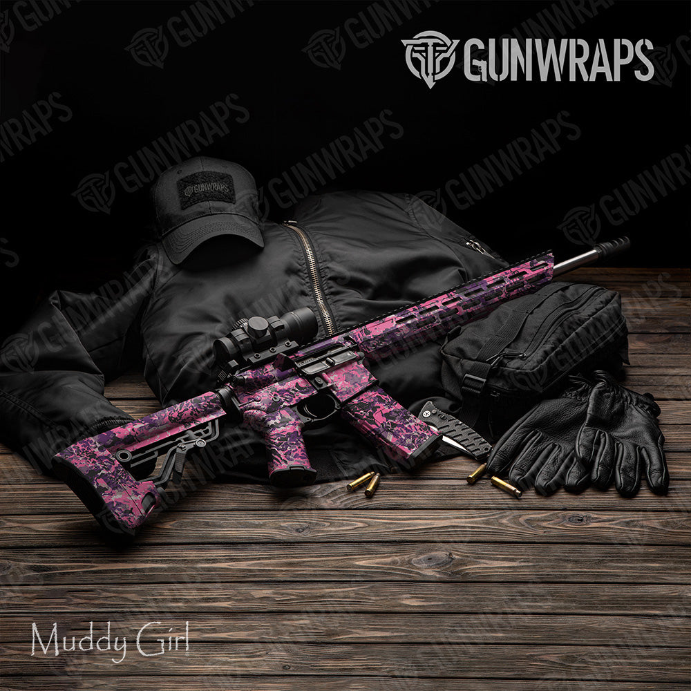 AR-15 Muddy Girl Flat Camo Gun Skin Vinyl Wrap | CamoWraps – Camo Wraps
