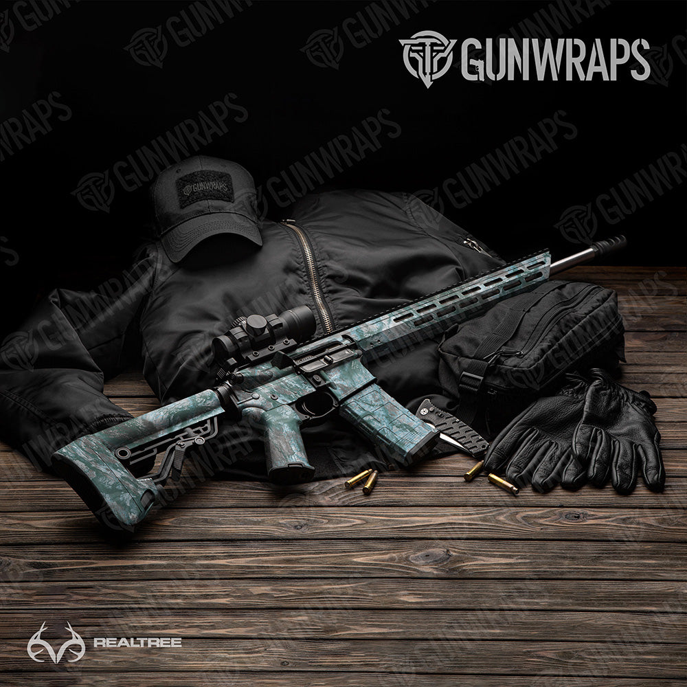 AR-15 Realtree Aspect Glacier Camo Gun Skin Vinyl Wrap | CamoWraps ...