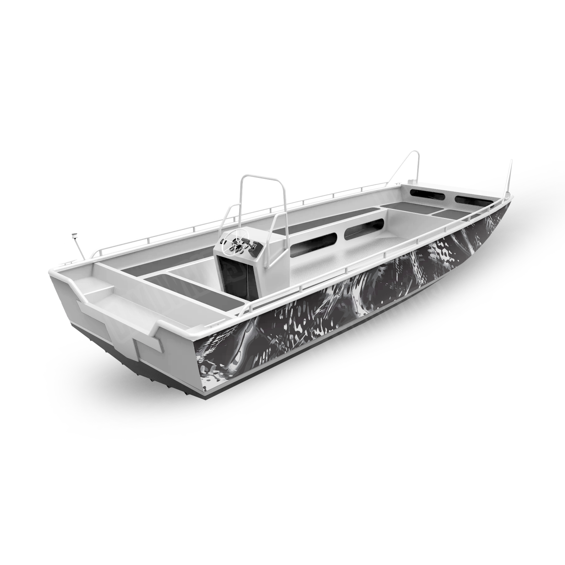 X3 RELV Medusa Fishing Boat Camo Vinyl Wrap | CamoWraps – Camo Wraps