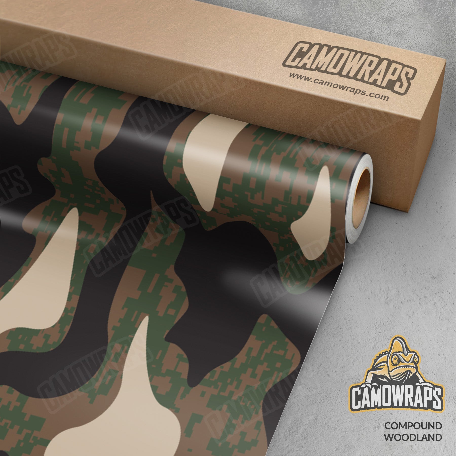 Compound Woodland Camo Vinyl Wrap | CamoWraps – Camo Wraps
