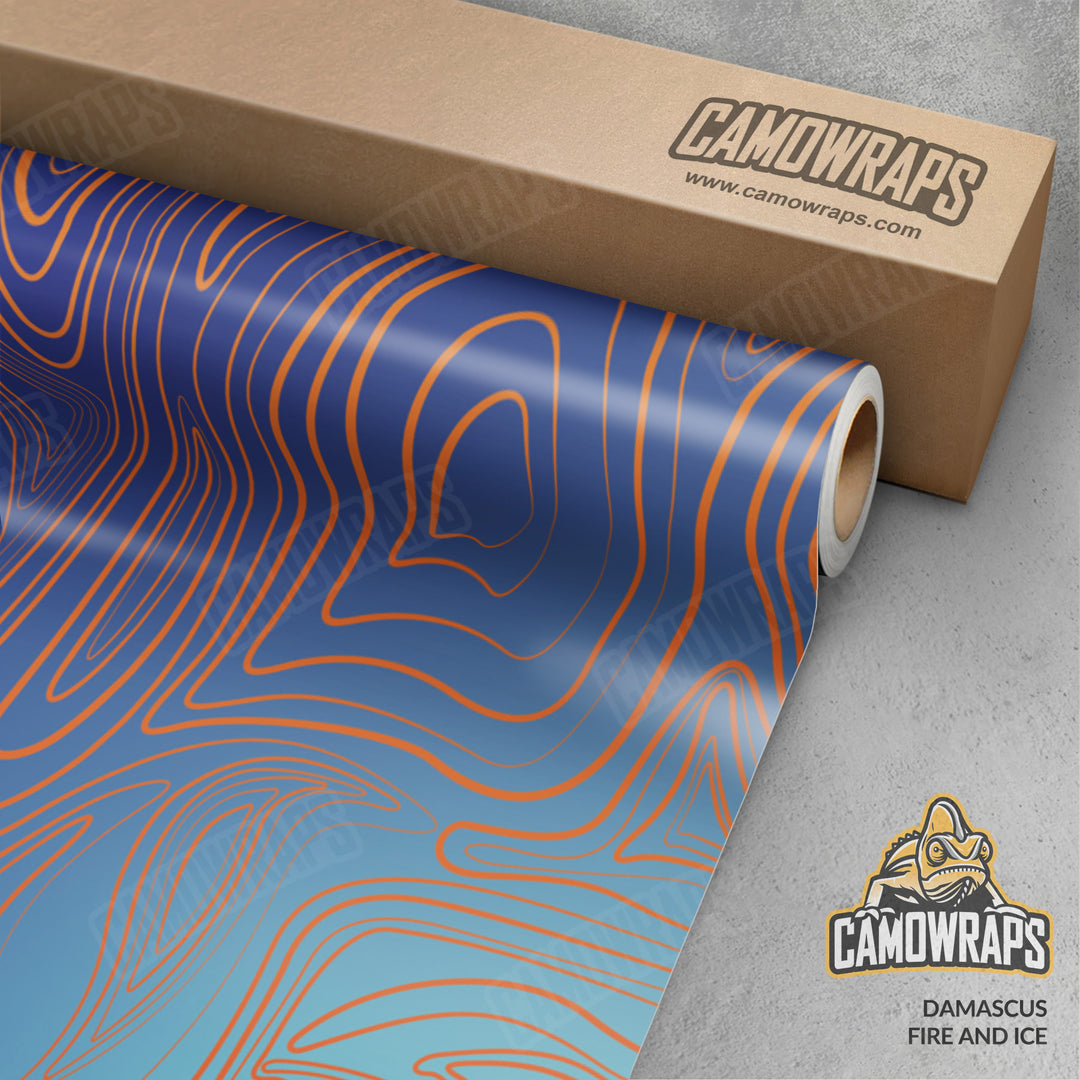 Damascus Fire And Ice Camo Vinyl Wrap | CamoWraps – Camo Wraps