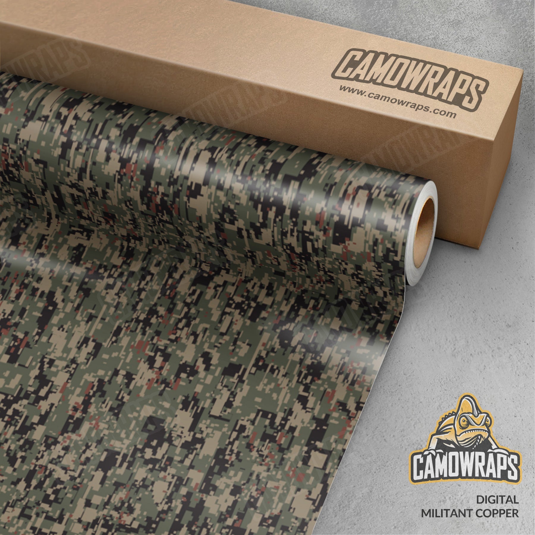 Digital Militant Copper Camo Vinyl Wrap | CamoWraps – Camo Wraps