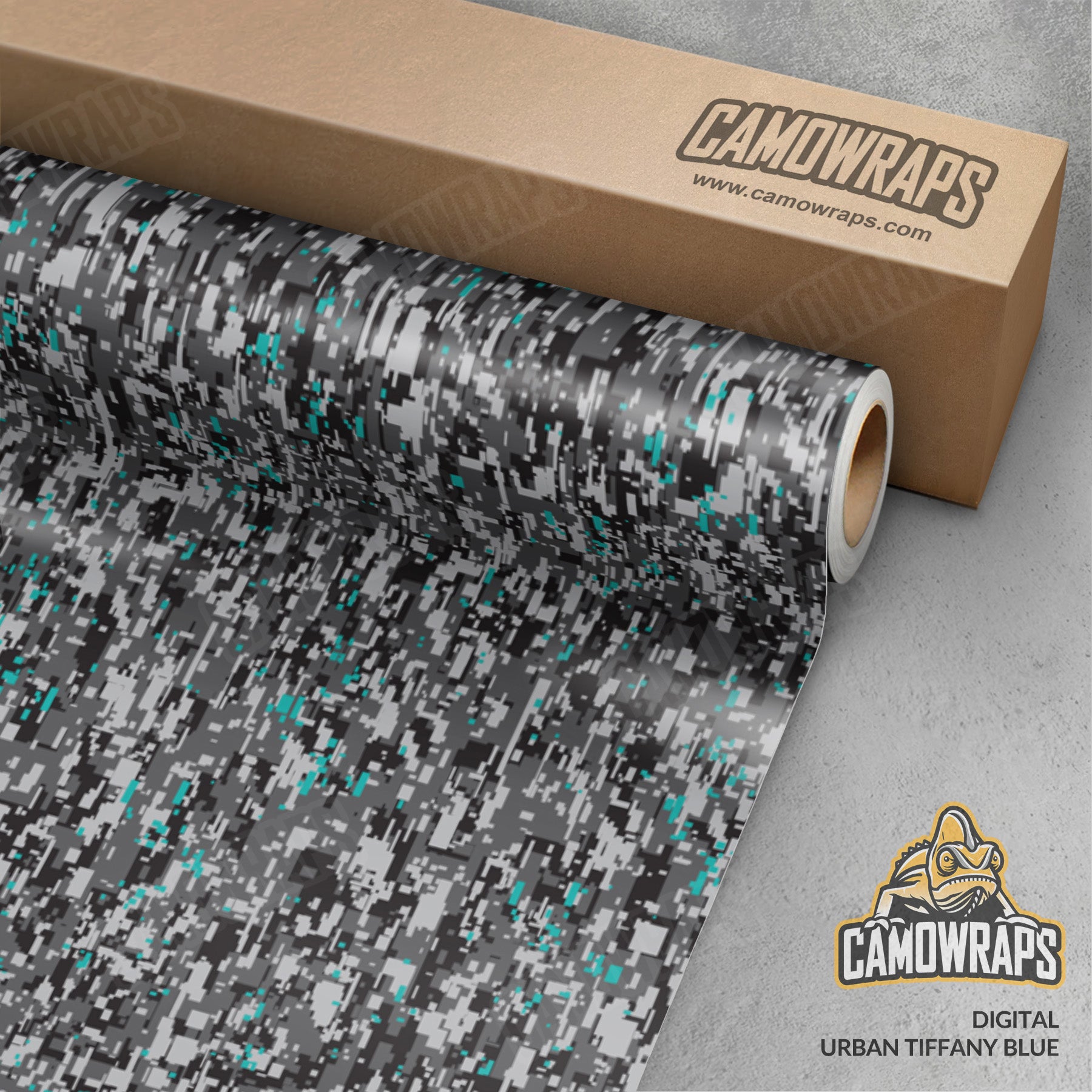 Digital Urban Tiffany Blue Camo Vinyl Wrap | CamoWraps – Camo Wraps