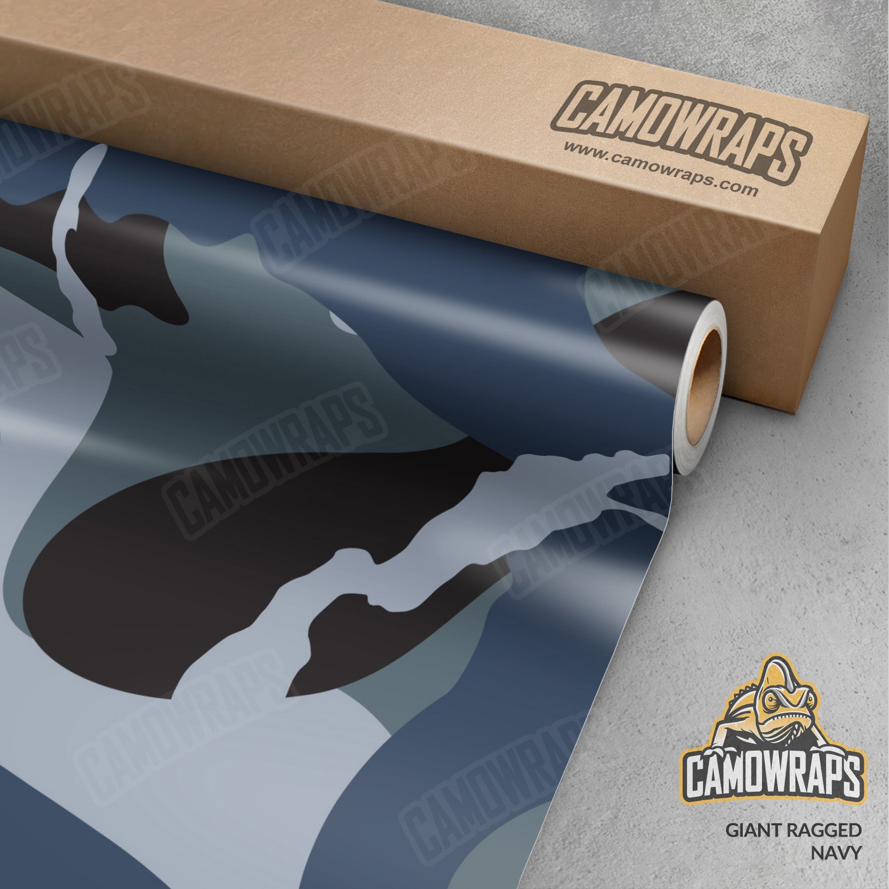 Giant Ragged Navy Camo Vinyl Wrap | CamoWraps – Camo Wraps