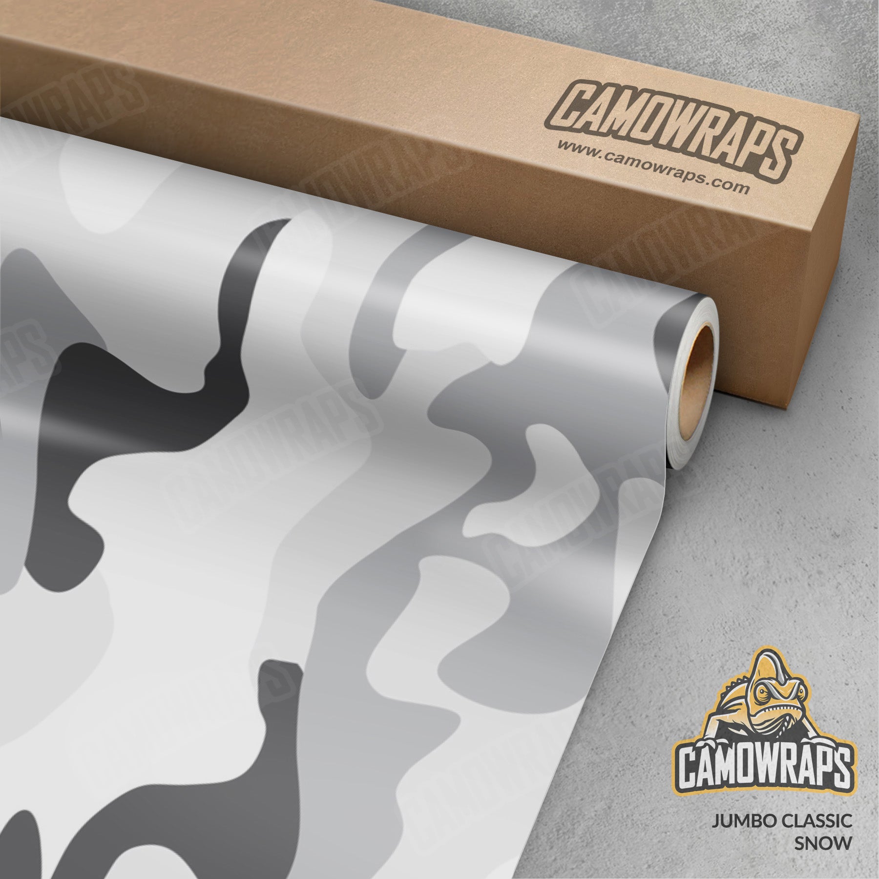 Jumbo Classic Snow Camo Vinyl Wrap | CamoWraps – Camo Wraps
