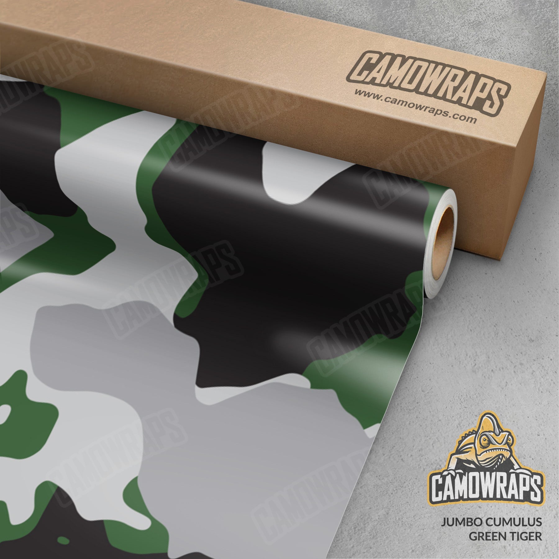 Jumbo Cumulus Green Tiger Camo Vinyl Wrap | CamoWraps – Camo Wraps
