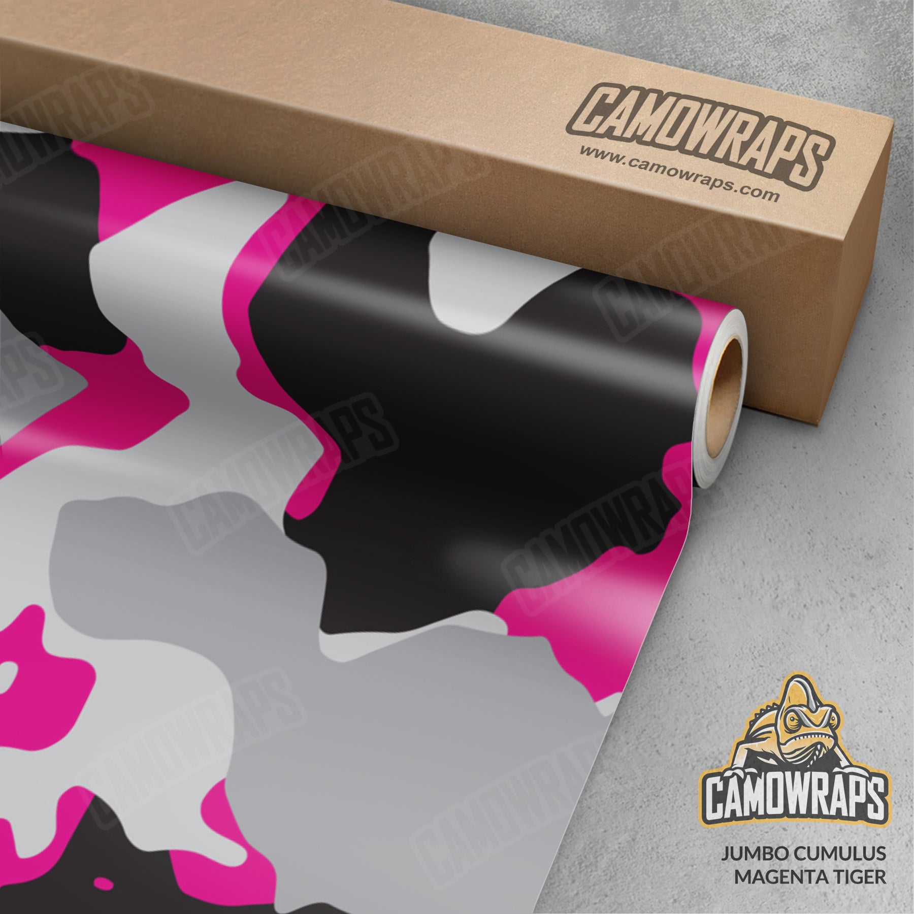 Jumbo Cumulus Magenta Tiger Camo Vinyl Wrap | CamoWraps – Camo Wraps