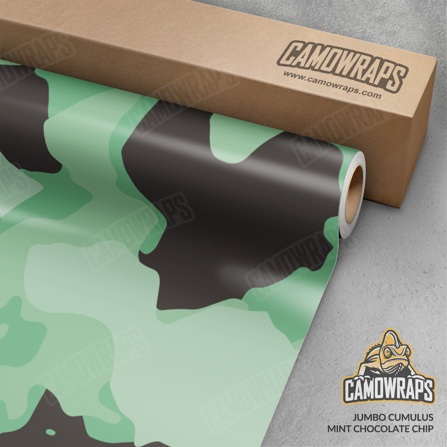 Jumbo Cumulus Mint Chocolate Chip Camo Vinyl Wrap | CamoWraps – Camo Wraps