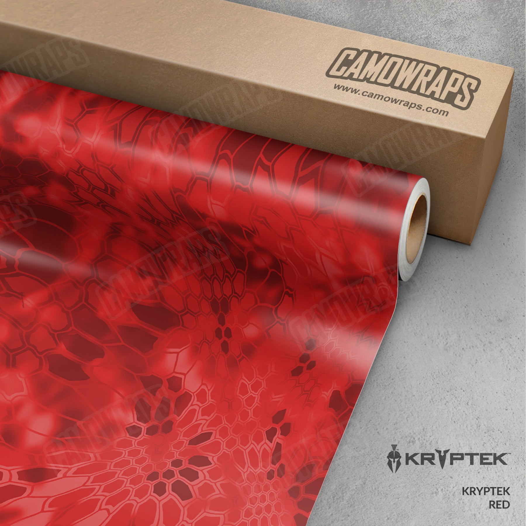 Kryptek Red Camo Vinyl Wrap | CamoWraps – Camo Wraps