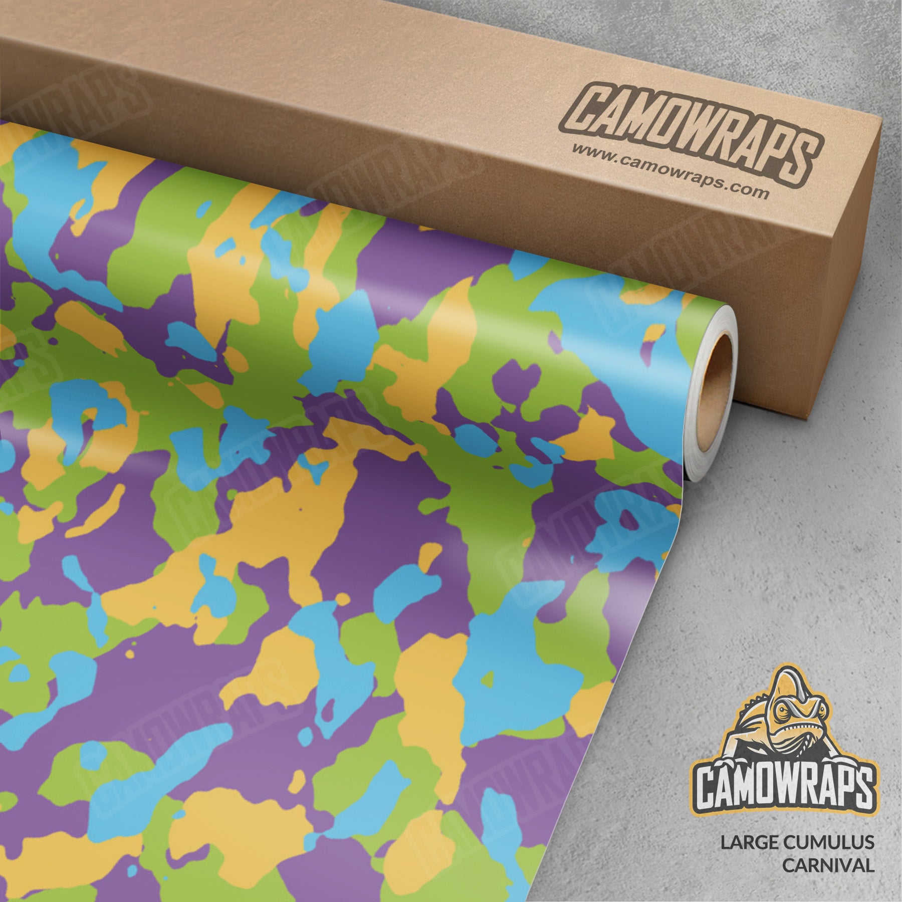 Large Cumulus Carnival Camo Vinyl Wrap | CamoWraps – Camo Wraps