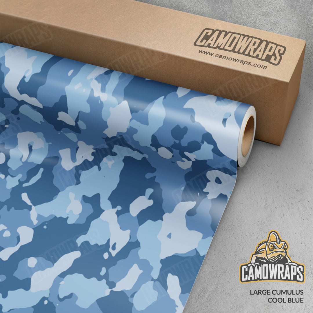 Large Cumulus Cool Blue Camo Vinyl Wrap | CamoWraps – Camo Wraps