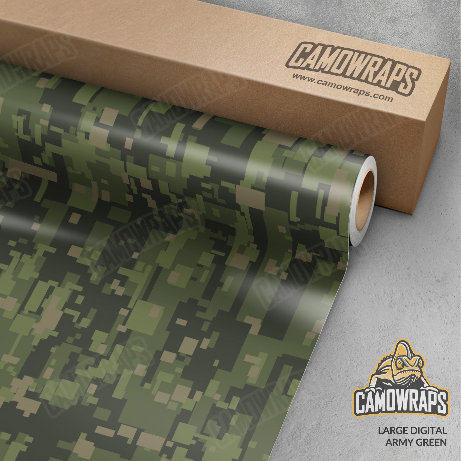Large Digital Army Green Camo Vinyl Wrap | CamoWraps – Camo Wraps