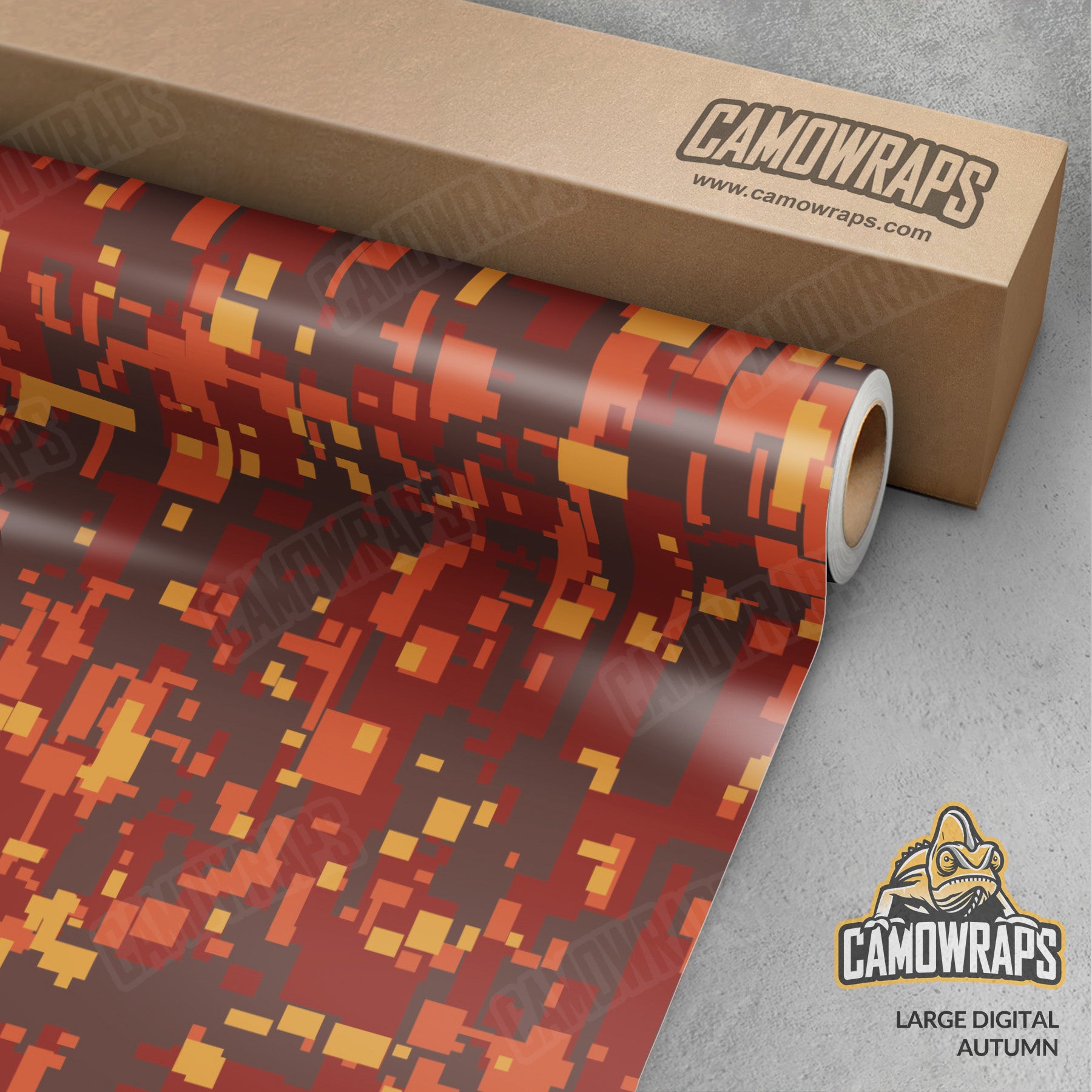 Large Digital Autumn Camo Vinyl Wrap | CamoWraps – Camo Wraps