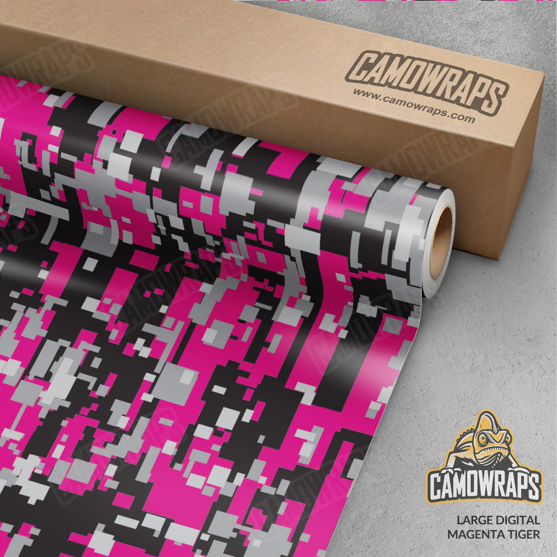 Large Digital Magenta Tiger Camo Vinyl Wrap | CamoWraps – Camo Wraps