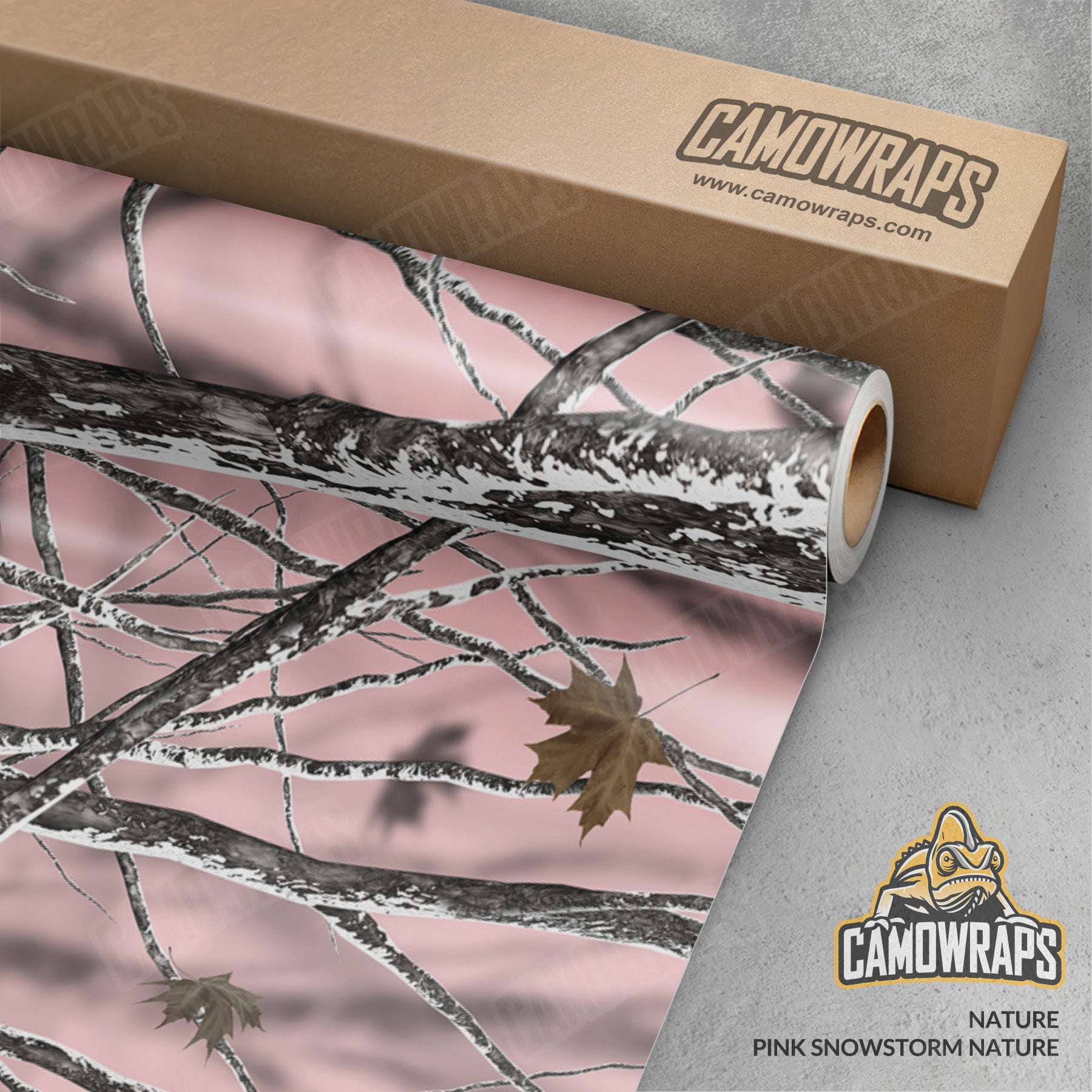 Nature Pink Snowstorm Camo Vinyl Wrap | CamoWraps – Camo Wraps