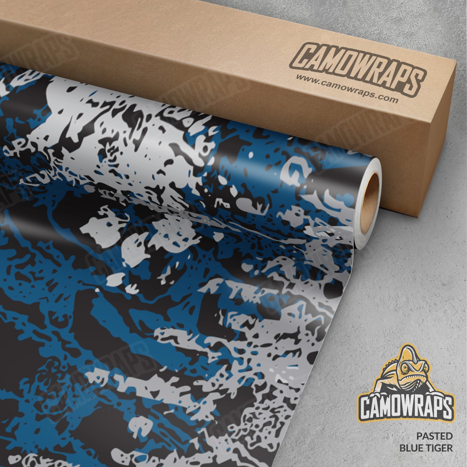 Pasted Blue Tiger Camo Vinyl Wrap | CamoWraps – Camo Wraps