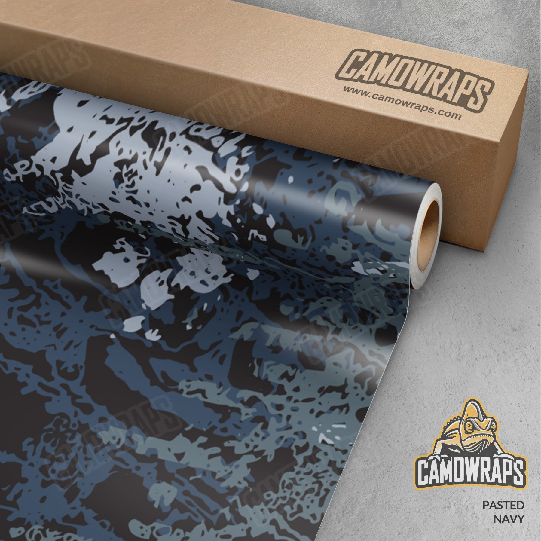 Pasted Navy Camo Vinyl Wrap | CamoWraps – Camo Wraps