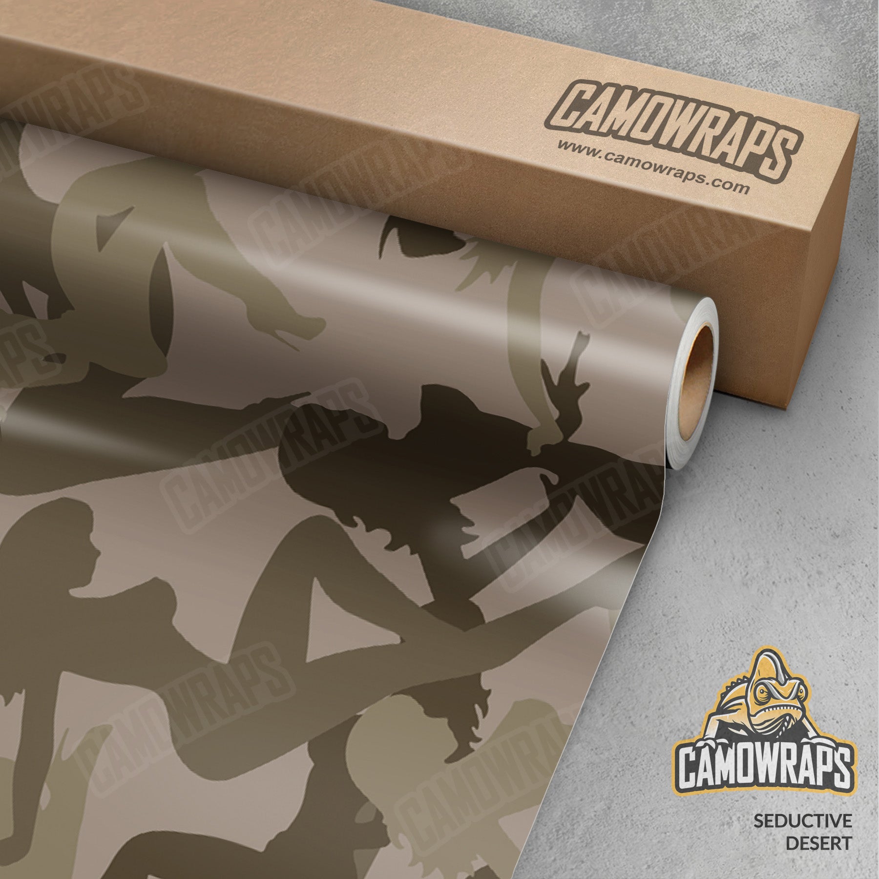 Silhouette Seductive Desert Camo Vinyl Wrap | CamoWraps – Camo Wraps