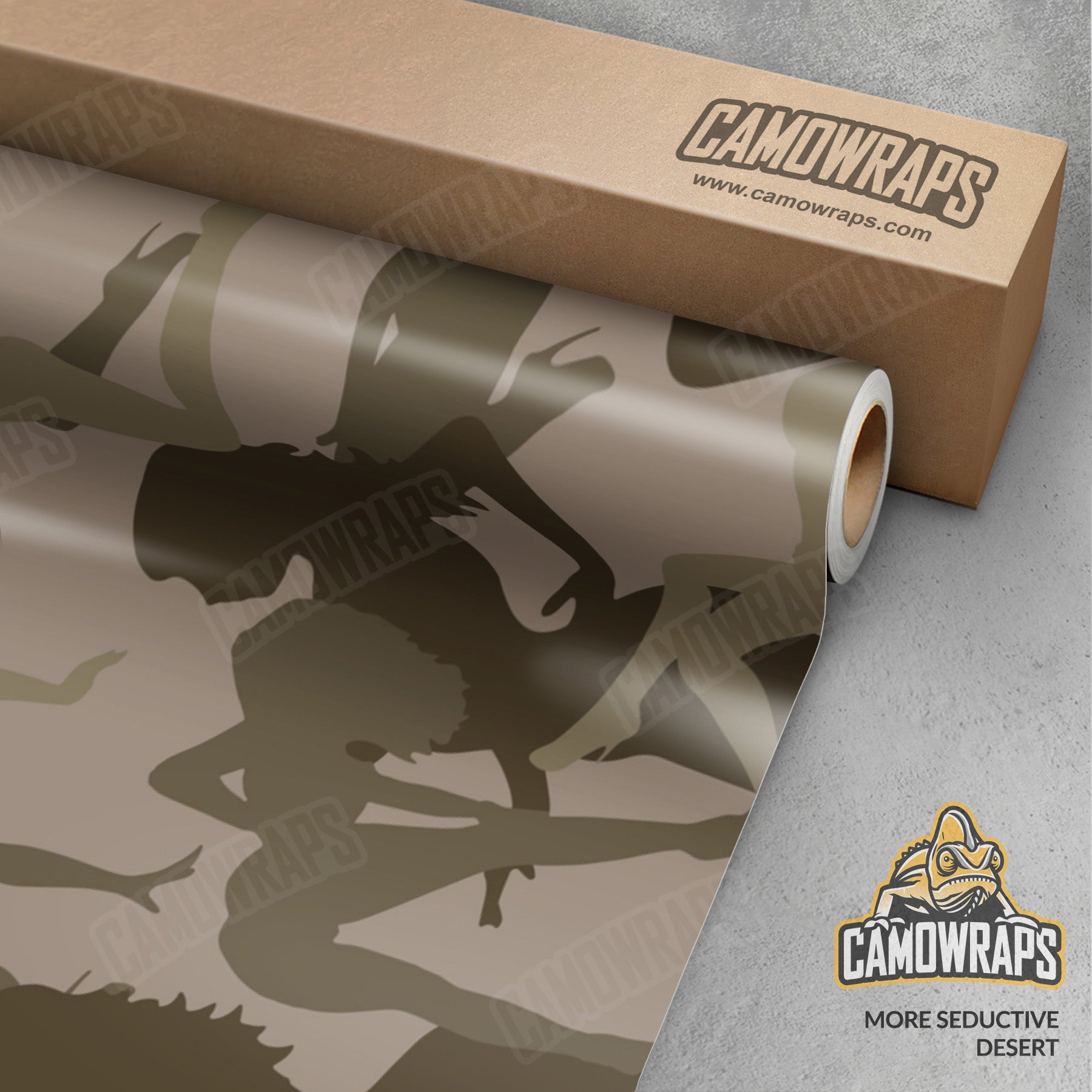 Silhouette More Seductive Desert Camo Vinyl Wrap | CamoWraps – Camo Wraps