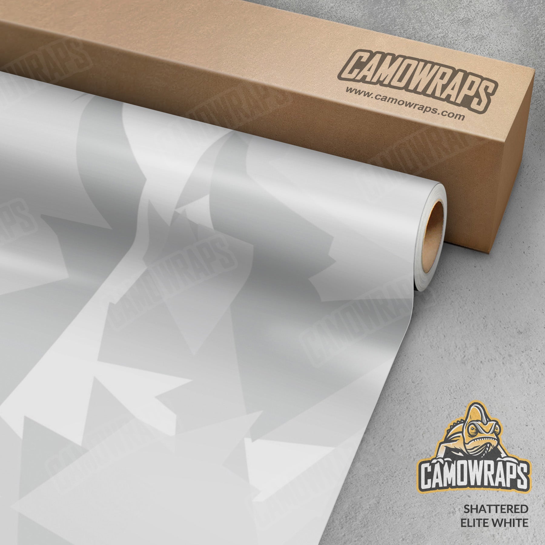 Shattered Elite White Camo Vinyl Wrap | CamoWraps – Camo Wraps