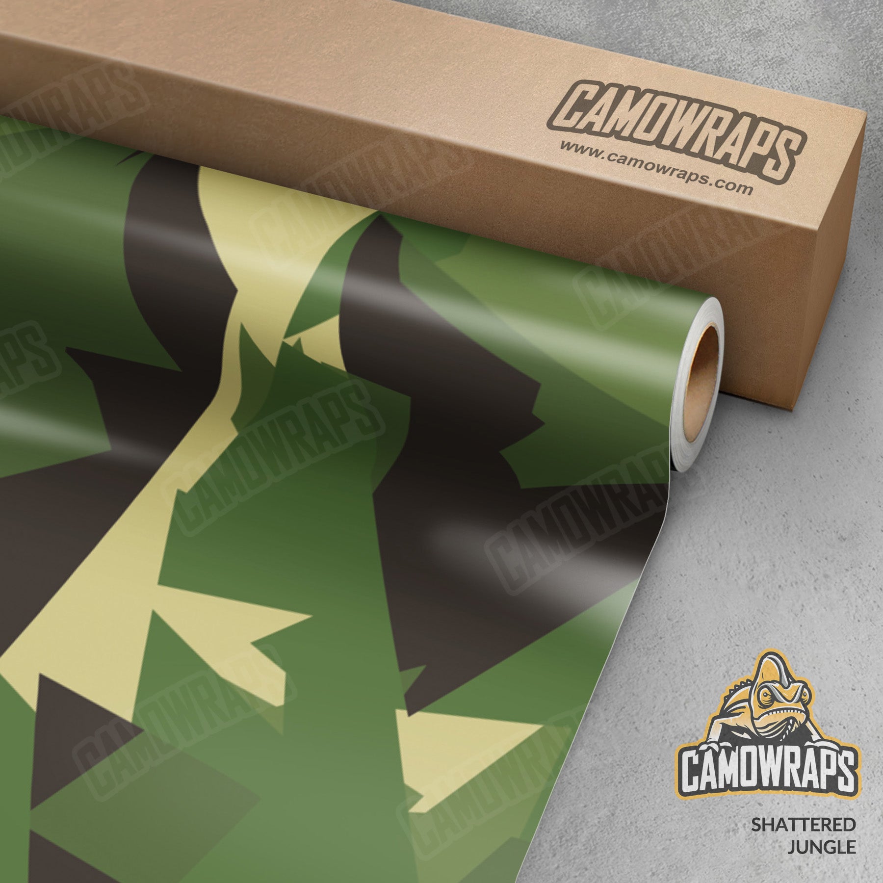 Shattered Jungle Camo Vinyl Wrap | CamoWraps – Camo Wraps
