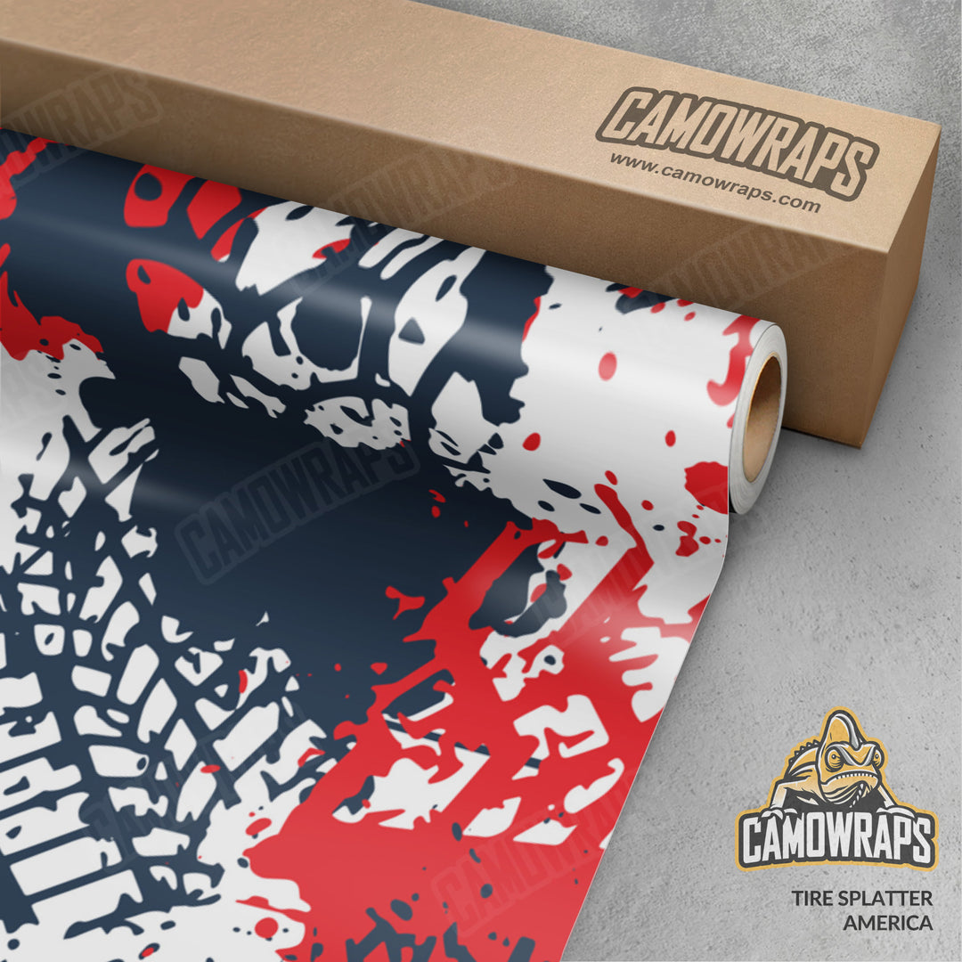 Tire Splatter America Camo Vinyl Wrap | CamoWraps – Camo Wraps