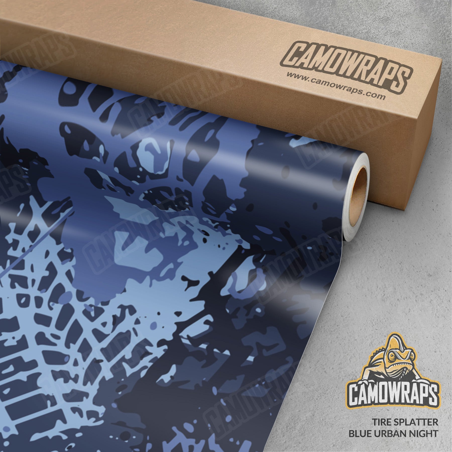 Tire Splatter Blue Urban Night Camo Vinyl Wrap | CamoWraps – Camo Wraps