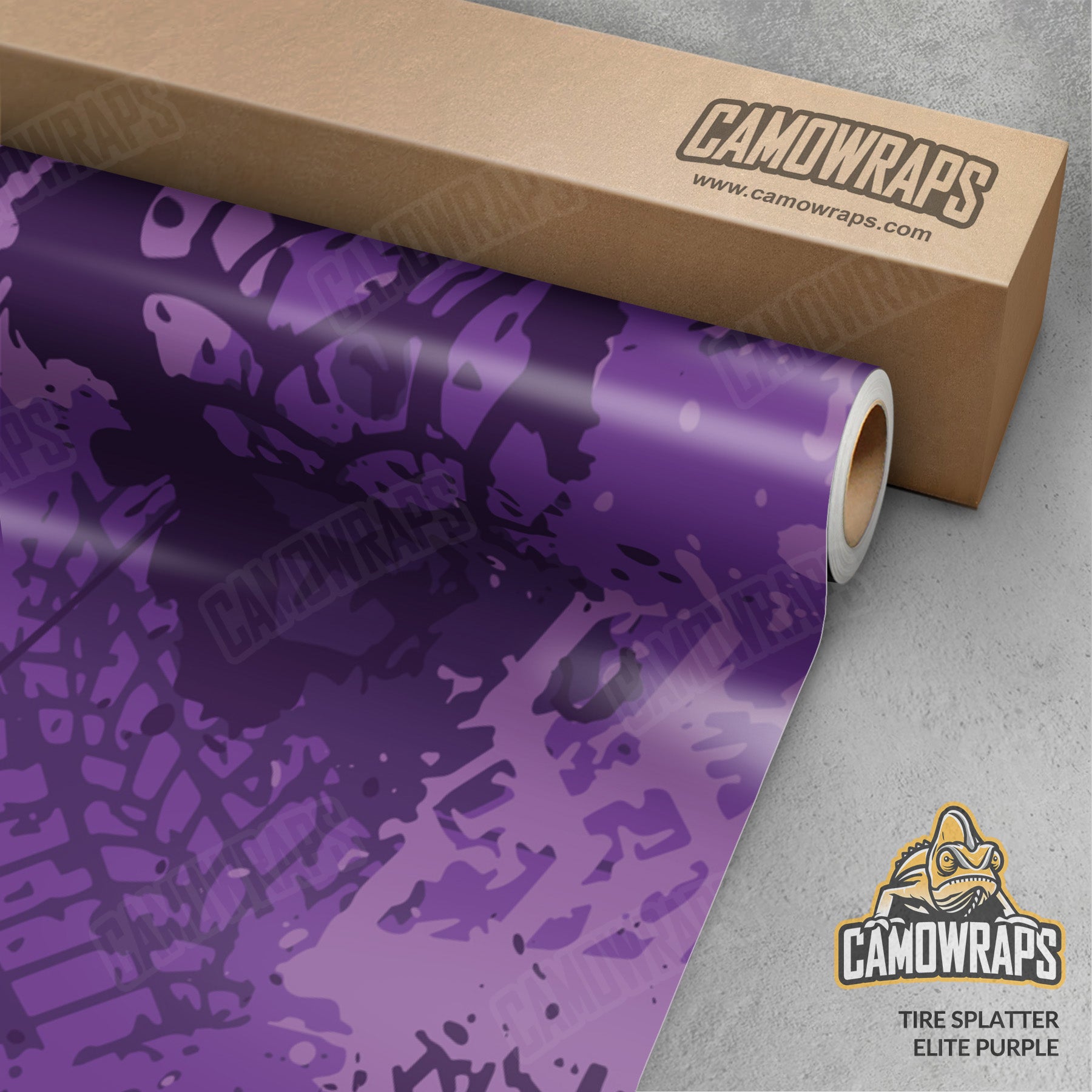 Tire Splatter Elite Purple Camo Vinyl Wrap | CamoWraps – Camo Wraps
