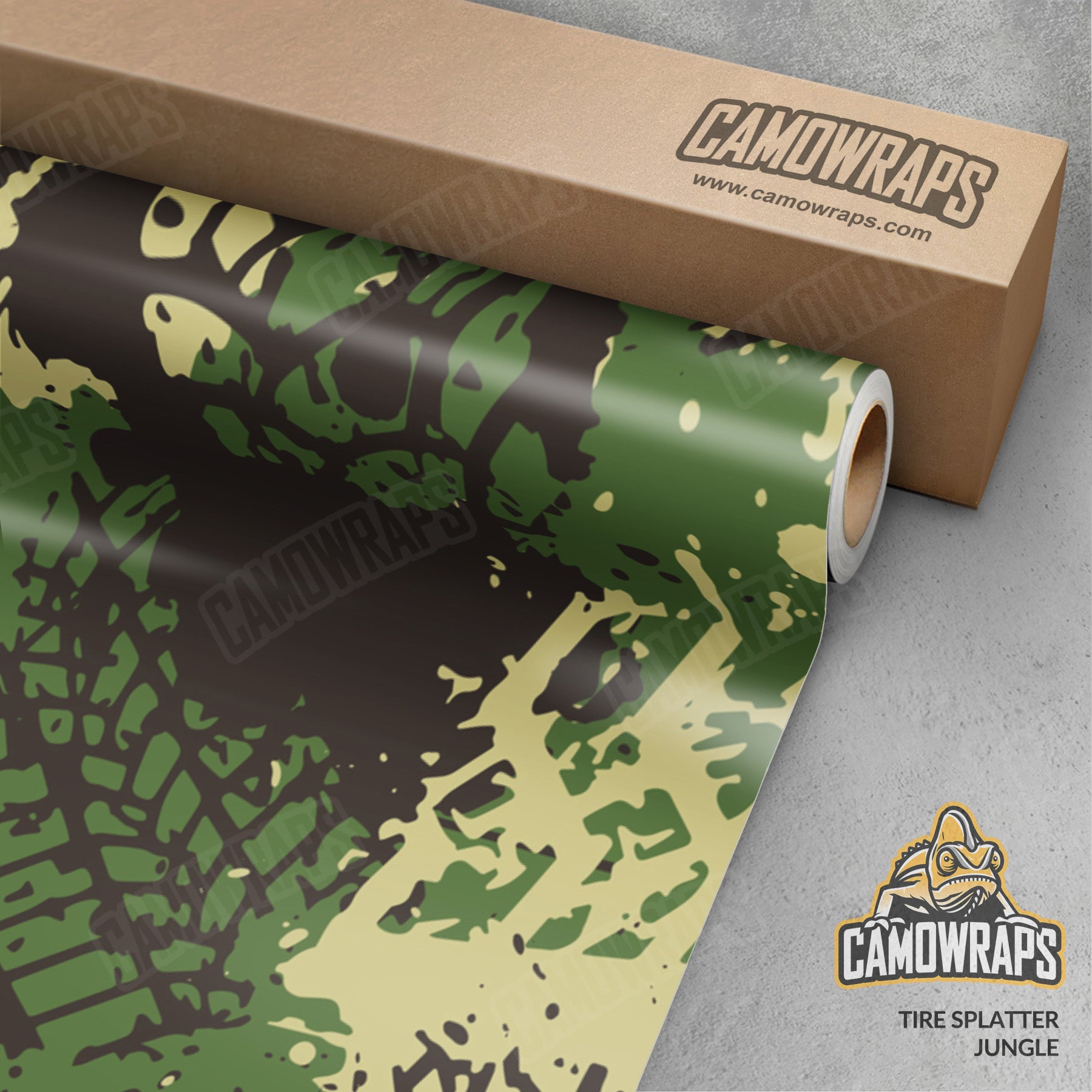 Tire Splatter Jungle Camo Vinyl Wrap | CamoWraps – Camo Wraps