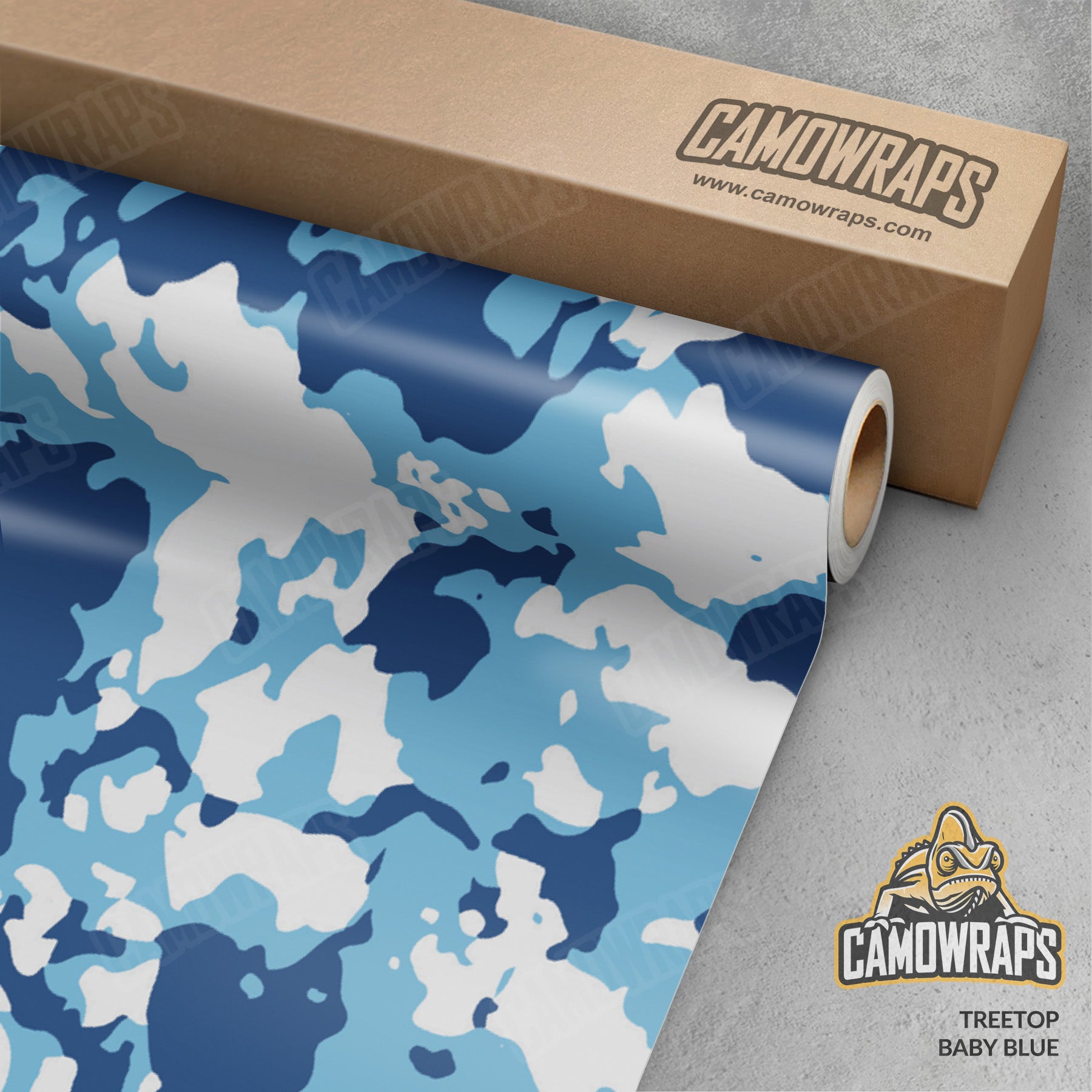 Treetop Baby Blue Camo Vinyl Wrap | CamoWraps – Camo Wraps