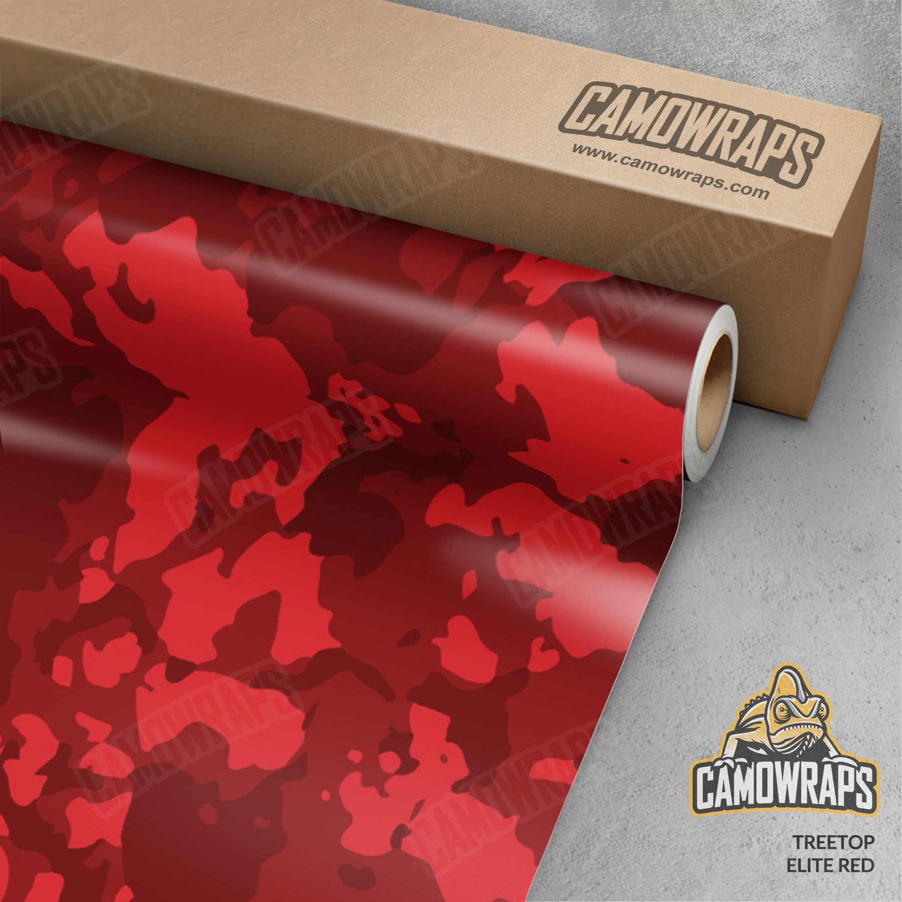 Treetop Elite Red Camo Vinyl Wrap | CamoWraps – Camo Wraps