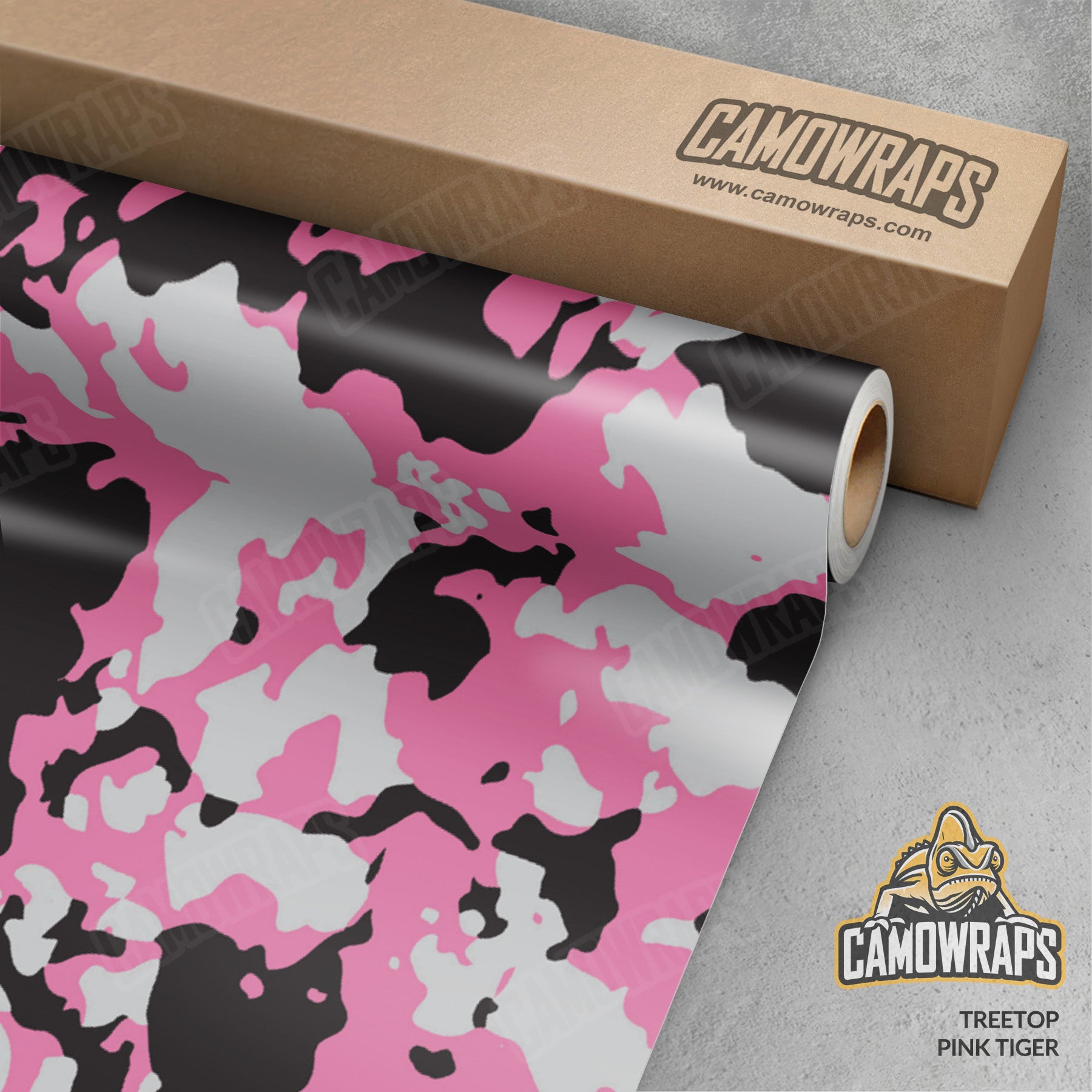 Treetop Pink Tiger Camo Vinyl Wrap | CamoWraps – Camo Wraps
