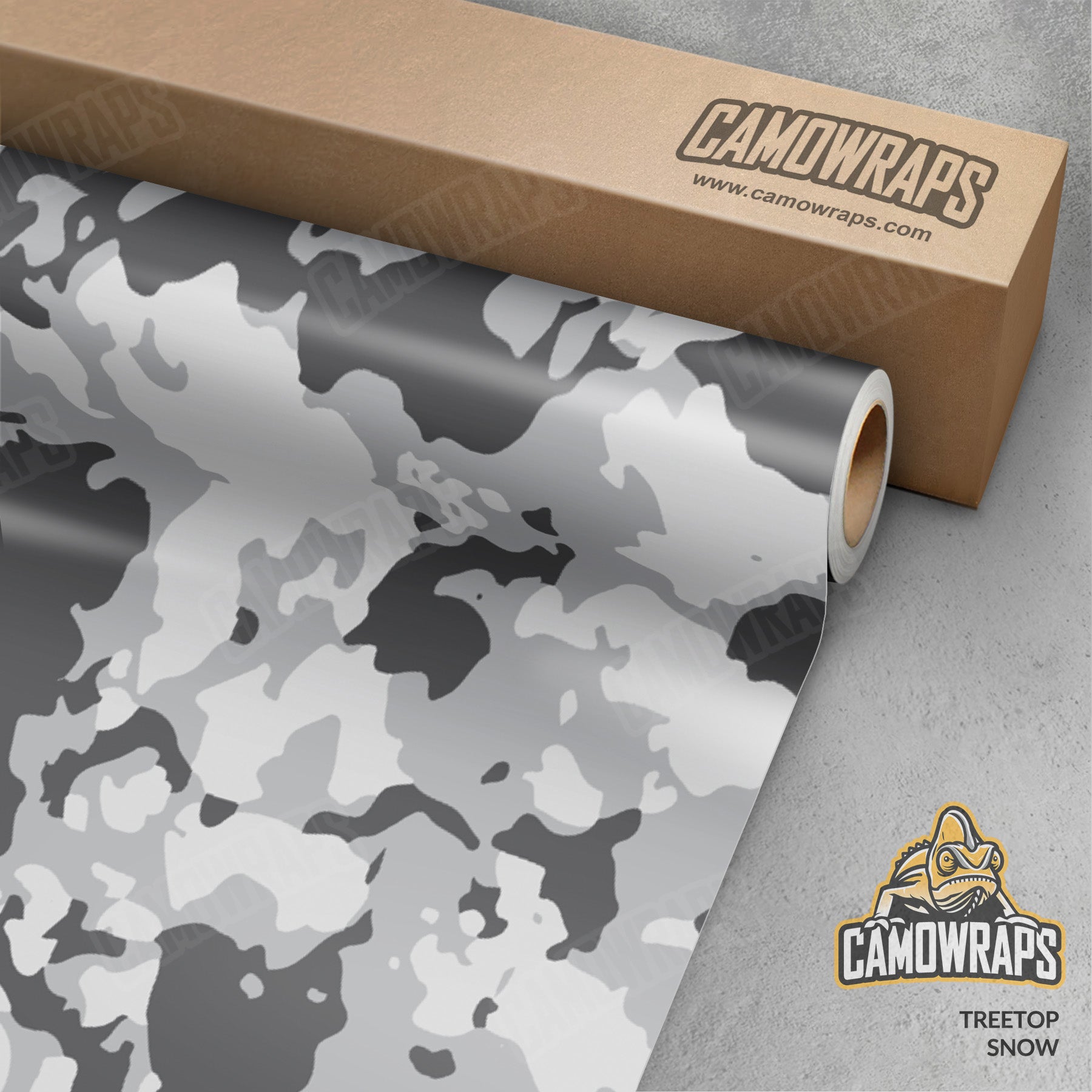 Treetop Snow Camo Vinyl Wrap | CamoWraps – Camo Wraps