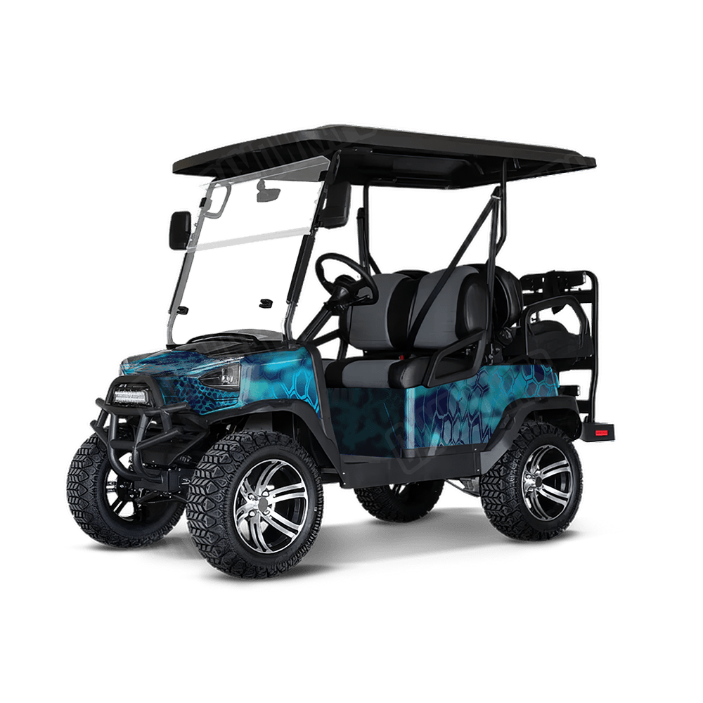 Kryptek Pontus Golf Cart Camo Vinyl Wrap | CamoWraps – Camo Wraps
