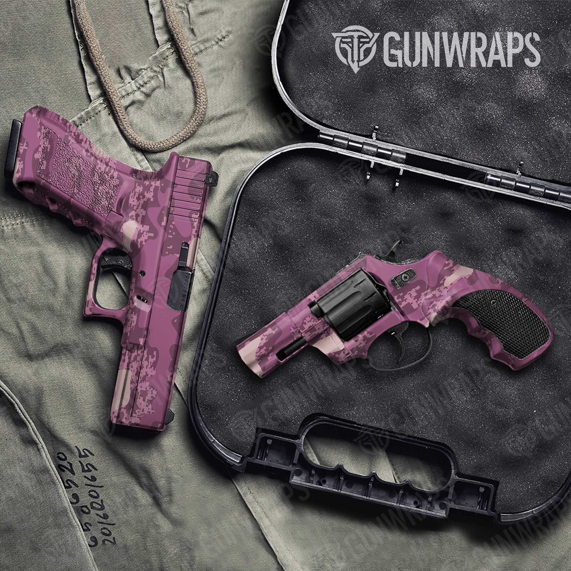 Handgun Compound Floral Camo Gun Skin Vinyl Wrap | CamoWraps – Camo Wraps