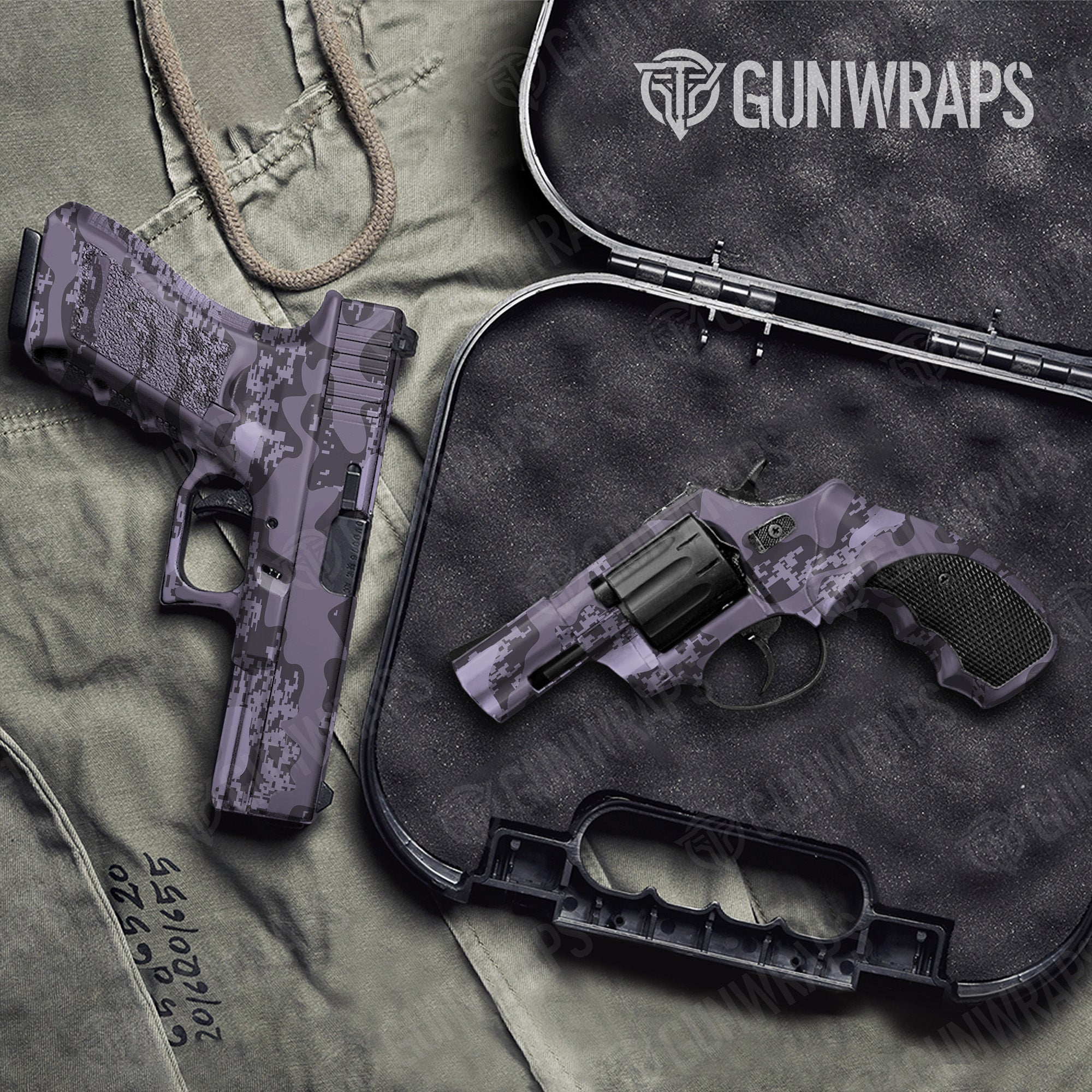 Handgun Compound Lilac Camo Gun Skin Vinyl Wrap | CamoWraps – Camo Wraps