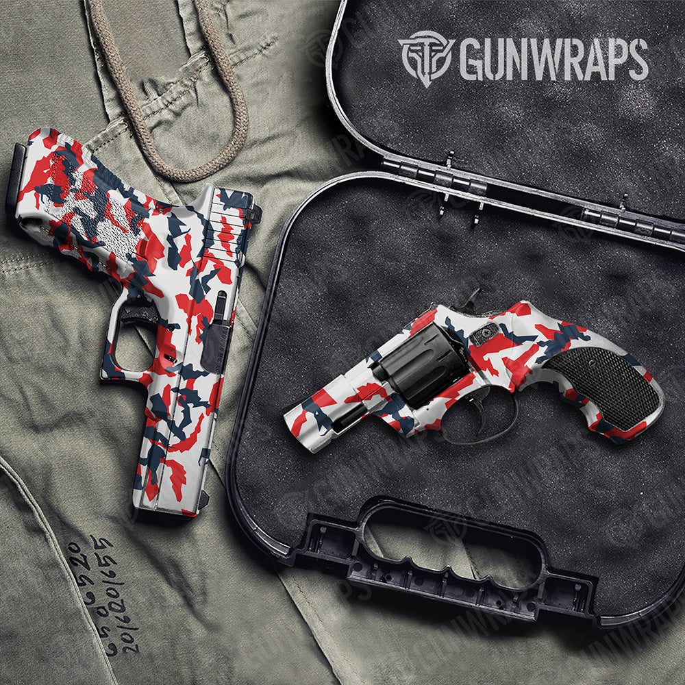 Handgun Erratic America Camo Gun Skin Vinyl Wrap | CamoWraps – Camo Wraps