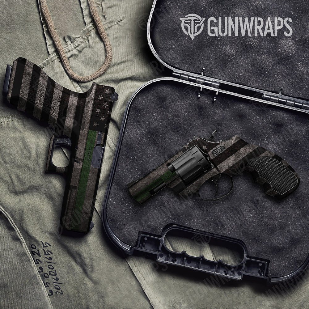 Handgun Patriotic Military Service Flag Gun Skin Vinyl Wrap | CamoWraps ...