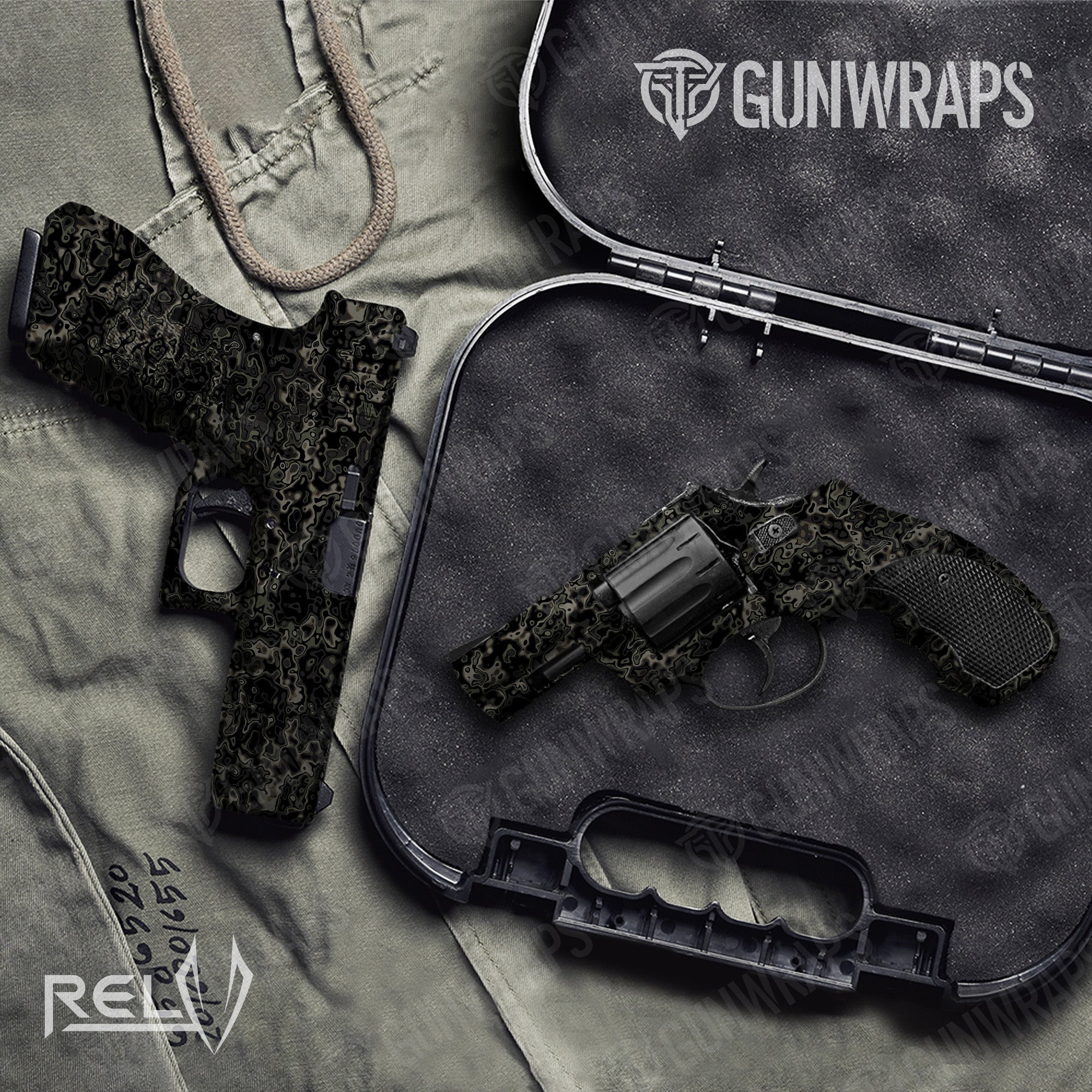 Handgun RELV X1 Marauder Camo Gun Skin Vinyl Wrap | CamoWraps – Camo Wraps