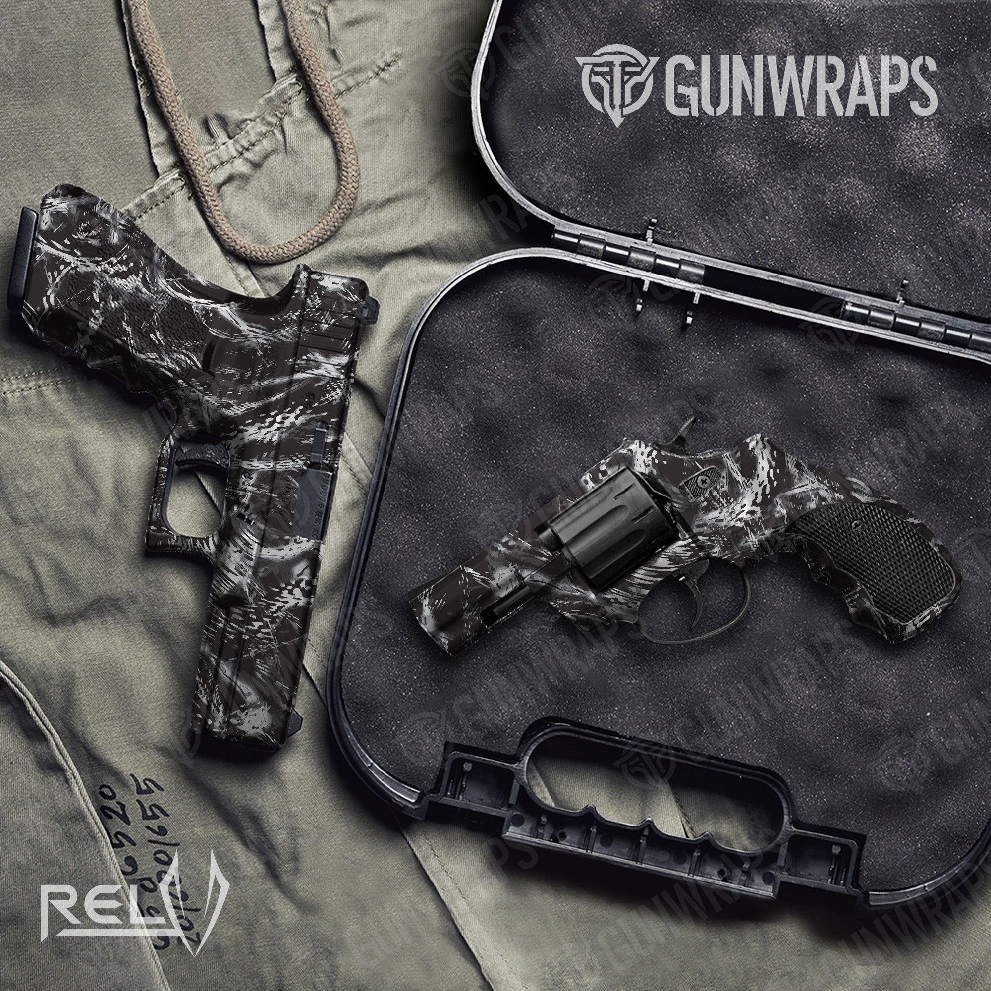 Handgun RELV X1 Medusa Camo Gun Skin Vinyl Wrap | CamoWraps – Camo Wraps